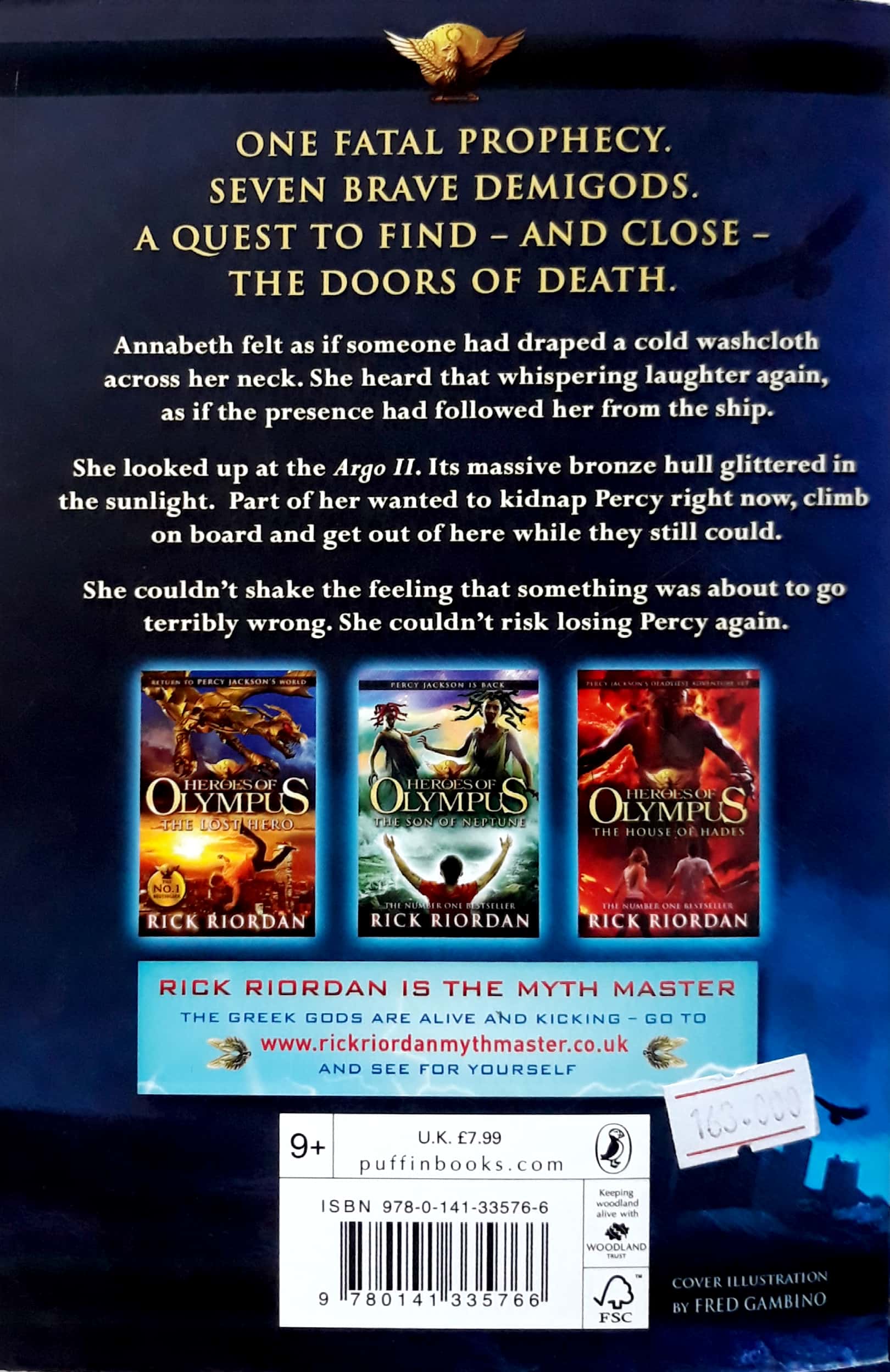 The Heroes Of Olympus 3: Mark Of Athena - FAHASA.COM