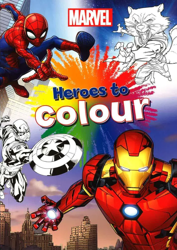 Marvel Mixed: Heroes To Colour - FAHASA.COM