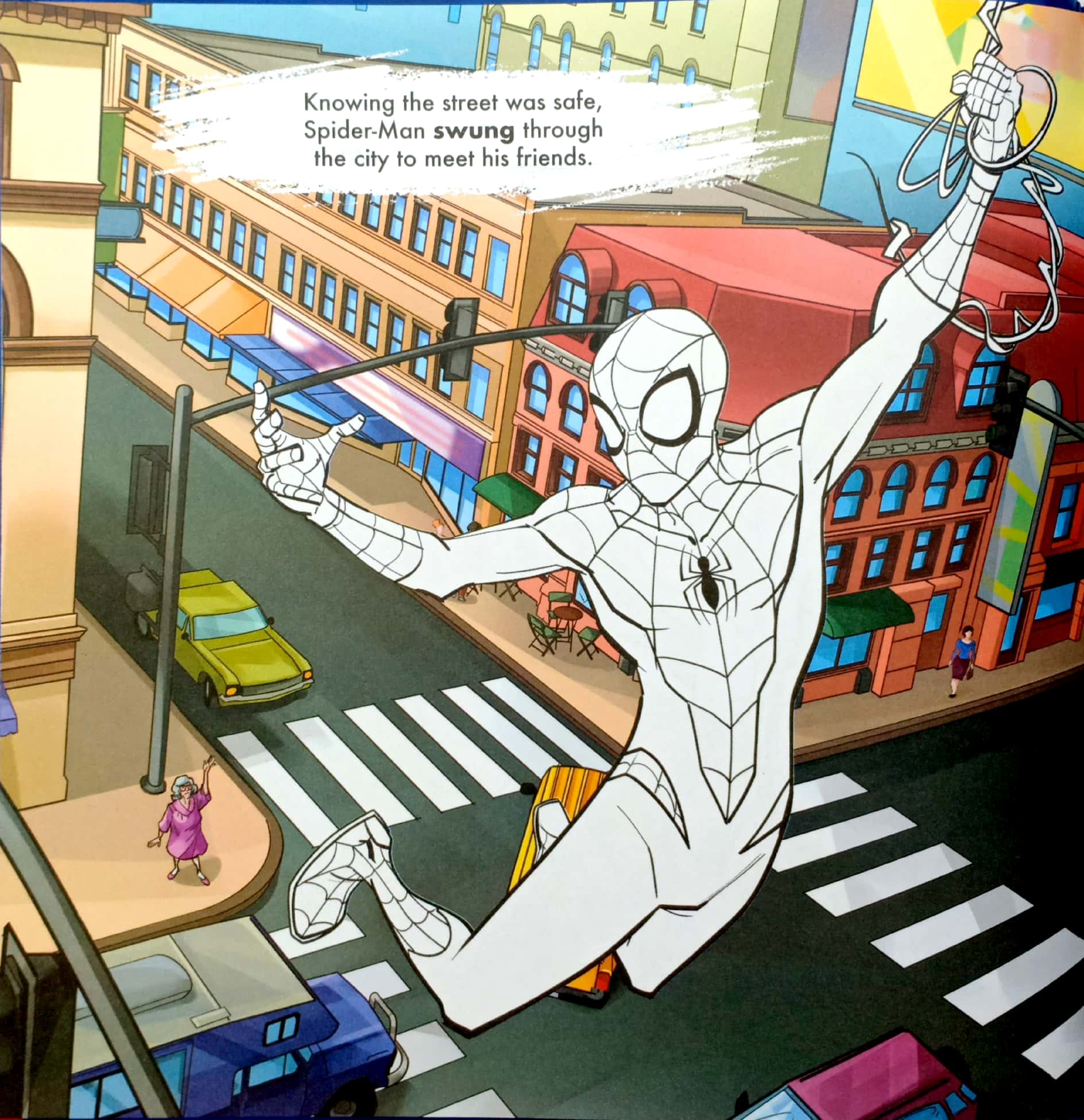 Marvel Spider-Man: Read & Colour - FAHASA.COM