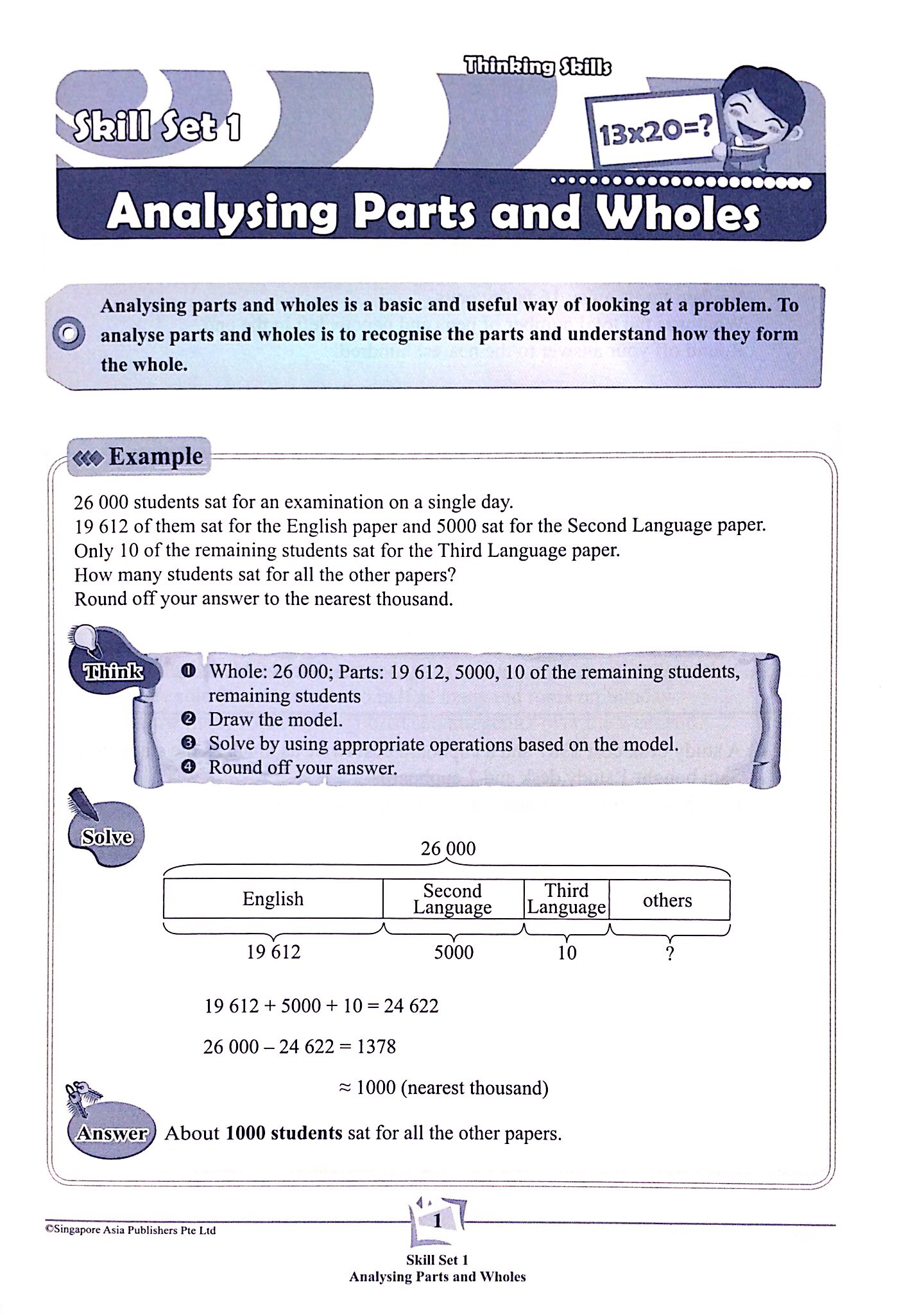 Mathematics Thinking Skills & Heuristics - Primary L4 - FAHASA.COM