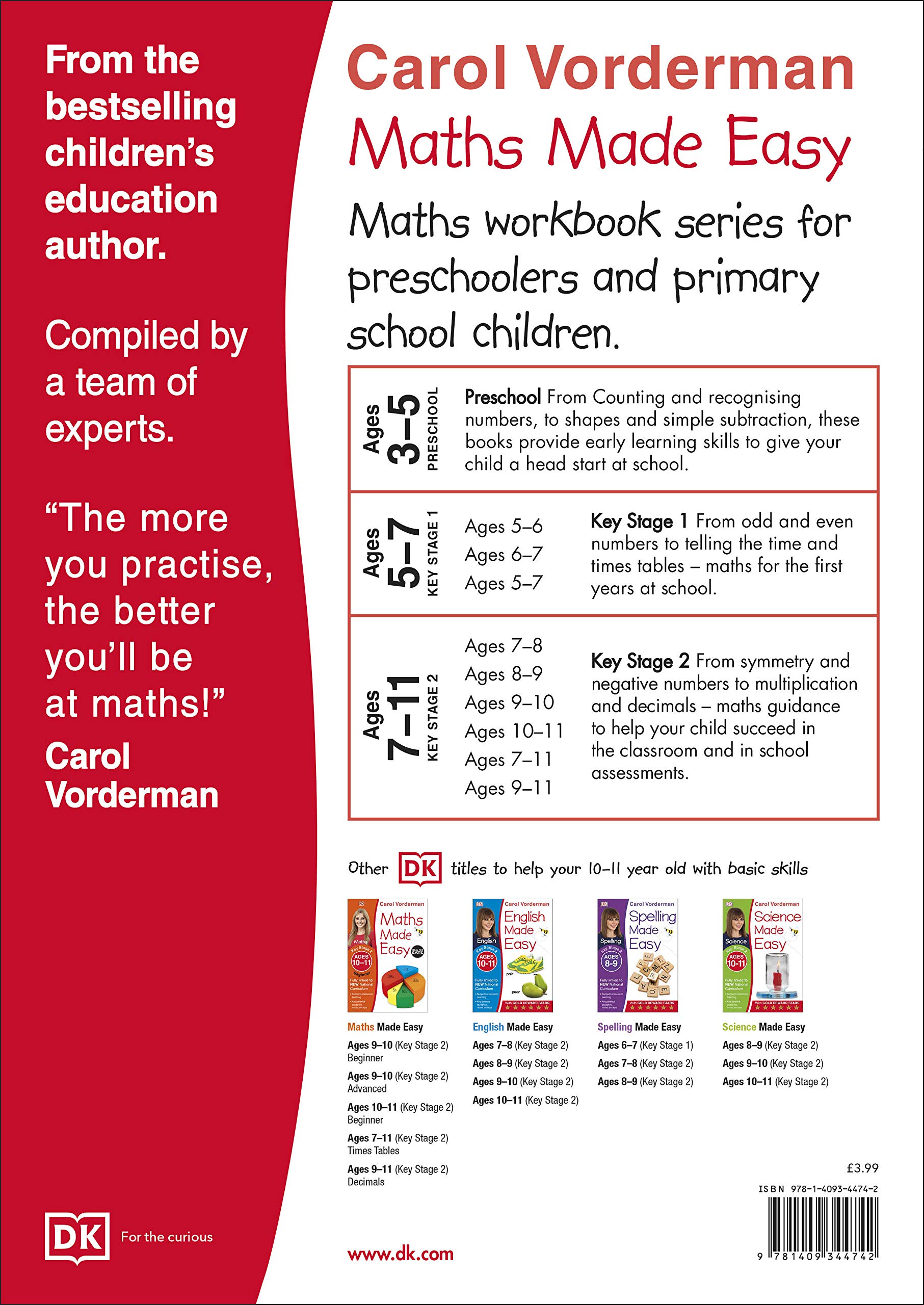 Maths Made Easy Ages 10-11 Key Stage 2 Advanced: Ages 10-11, Key Stage ...