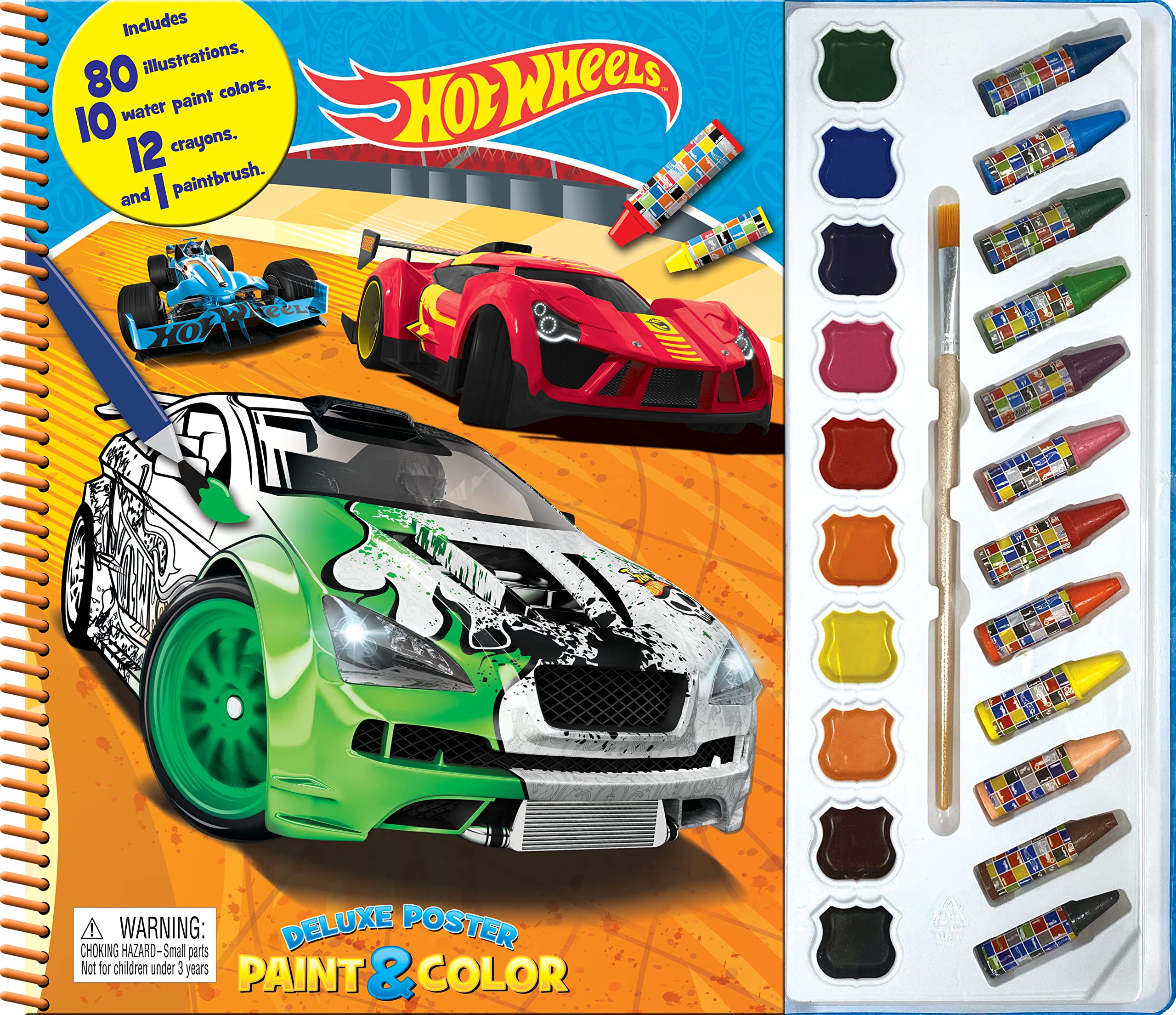Mattel Hot Wheels Deluxe Poster Paint & Color - FAHASA.COM