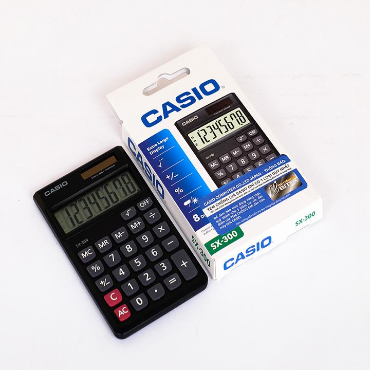 Máy Tính Văn Phòng Casio SX300 - W-DP - FAHASA.COM