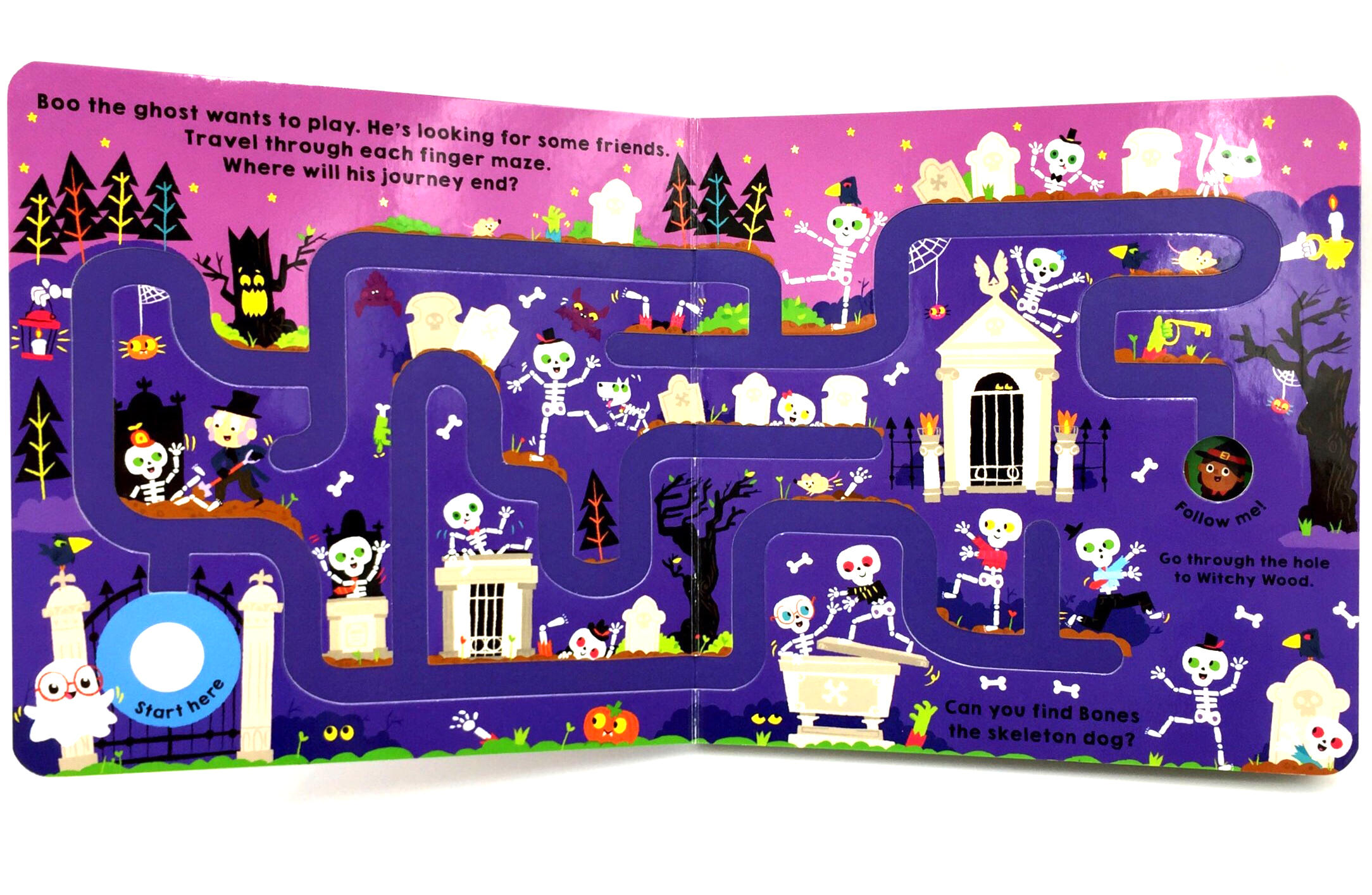 Maze Book: Follow Me Halloween (Finger Mazes)