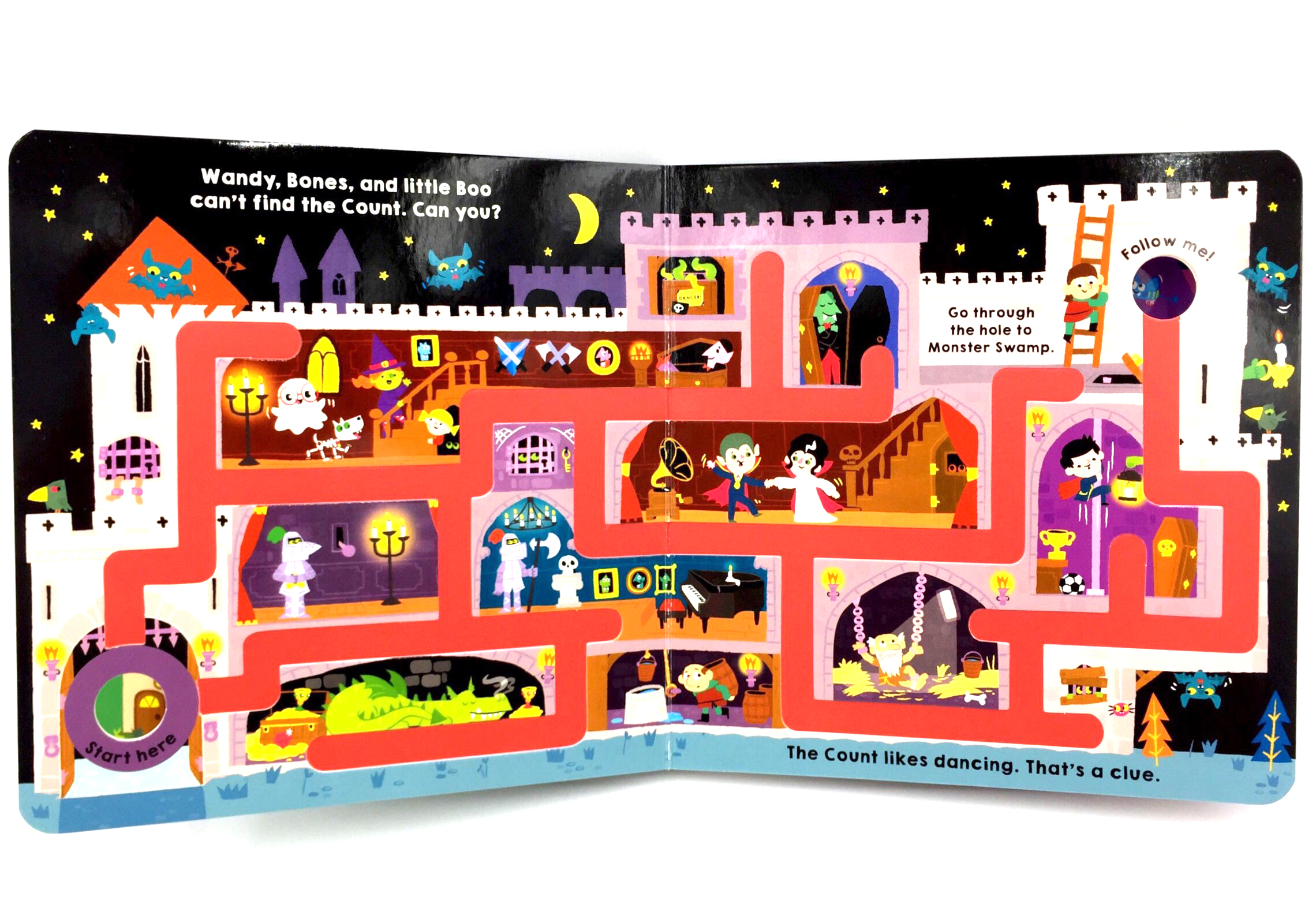 Maze Book: Follow Me Halloween (Finger Mazes)