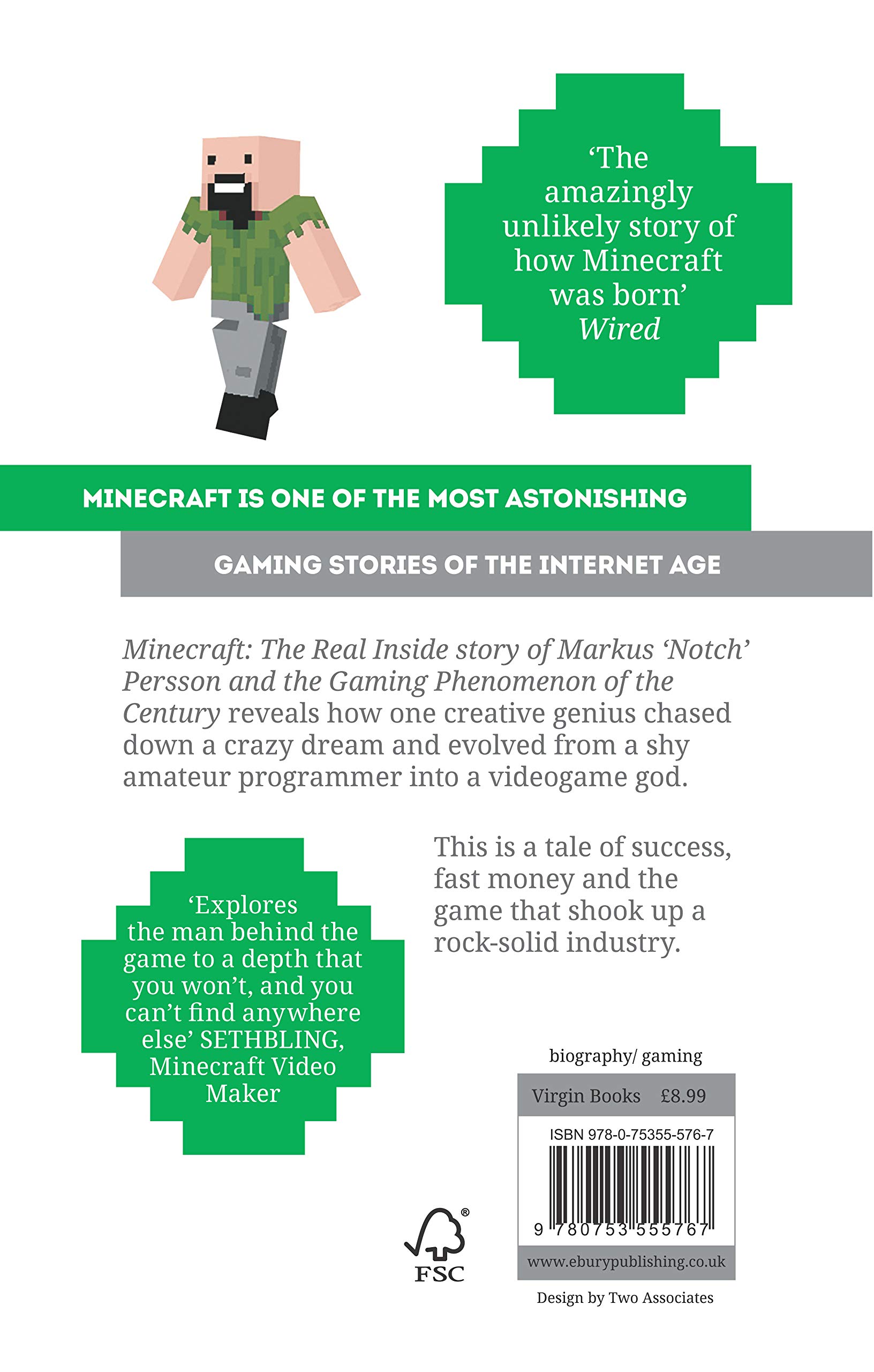 Minecraft : The Unlikely Tale of Markus 'Notch' Persson and the Game ...
