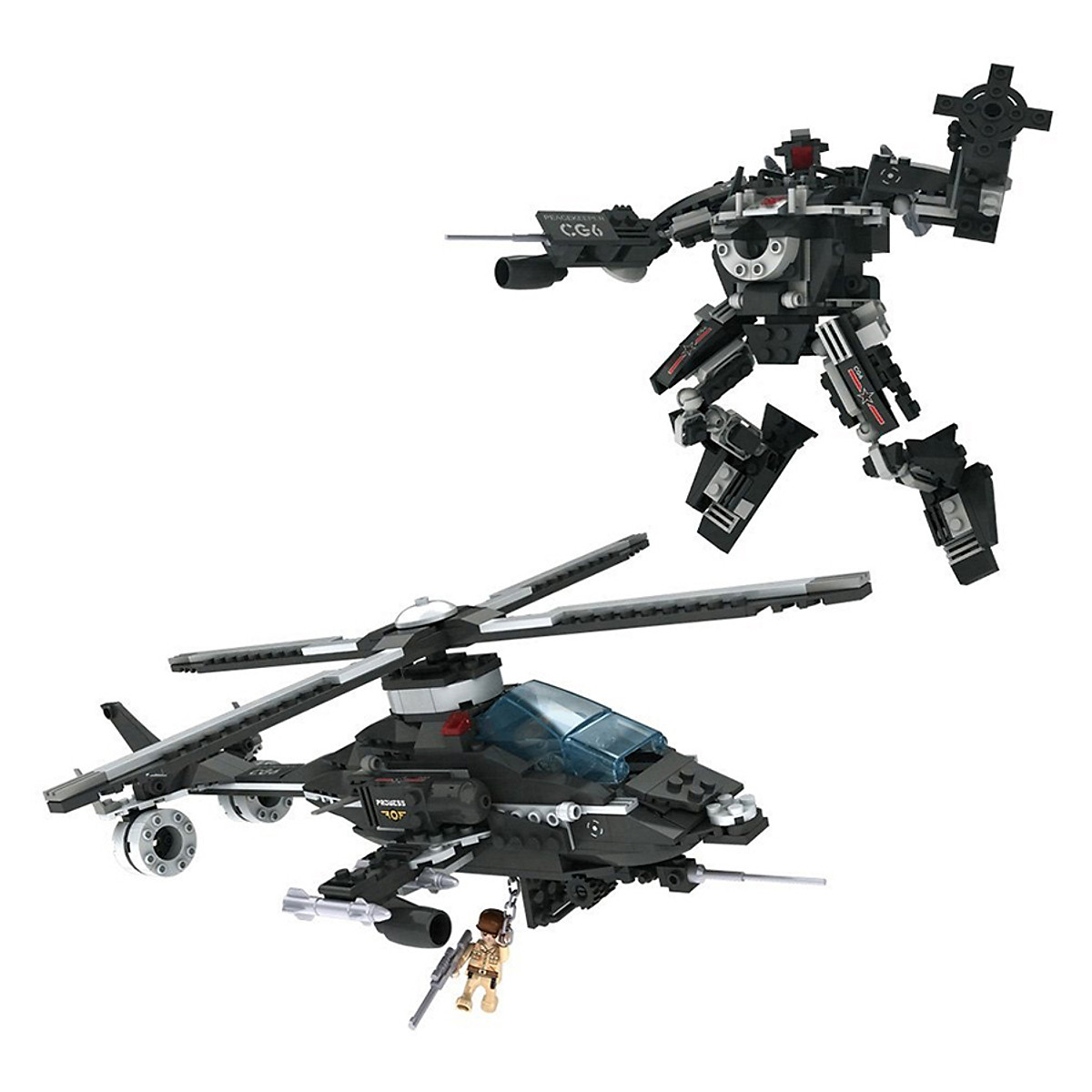 Mô Hình COGO - Robot Vừa 3363 (377 Mảnh Ghép) - FAHASA.COM