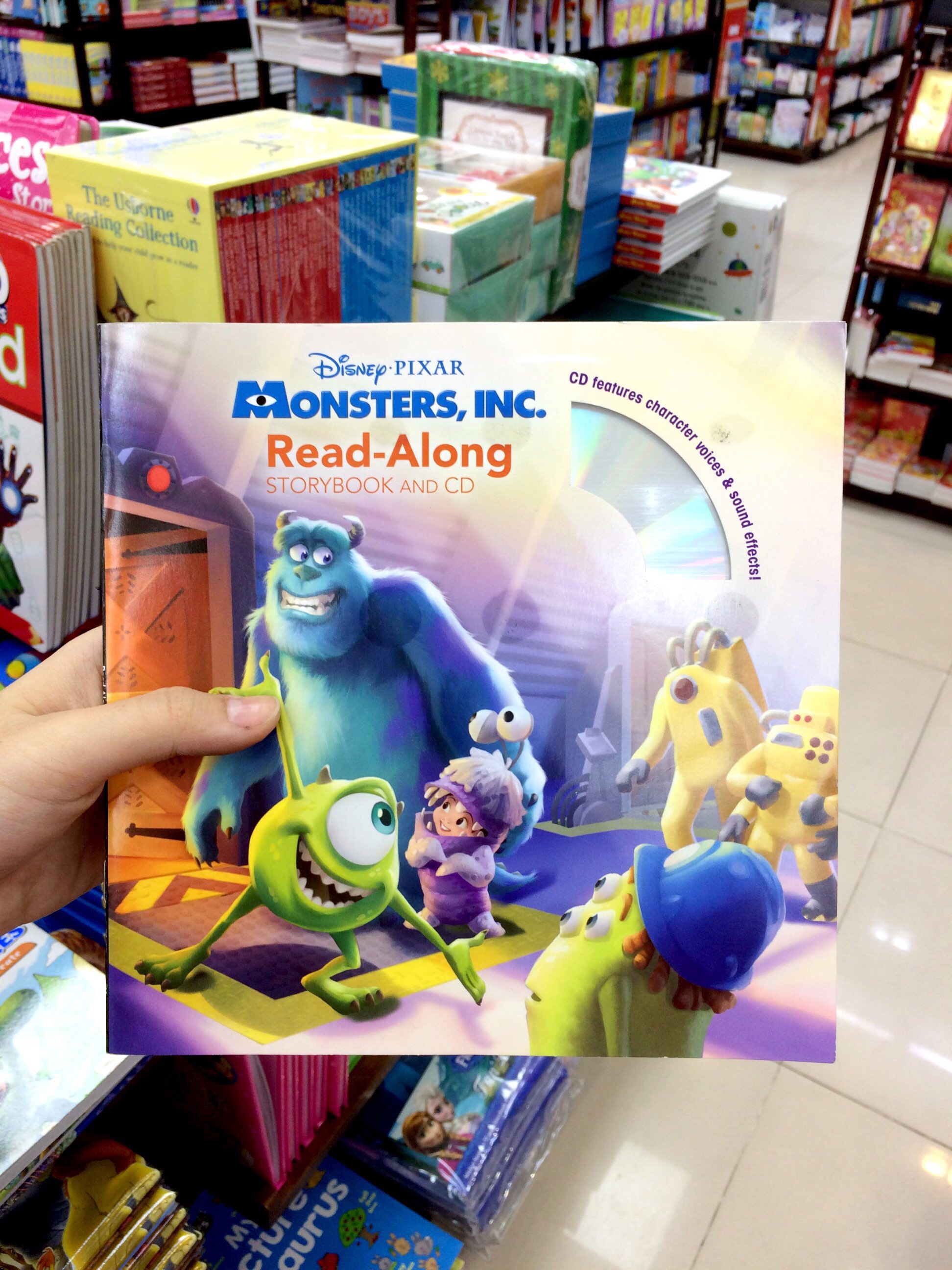 Monsters, Inc. Read-Along Storybook and CD - FAHASA.COM
