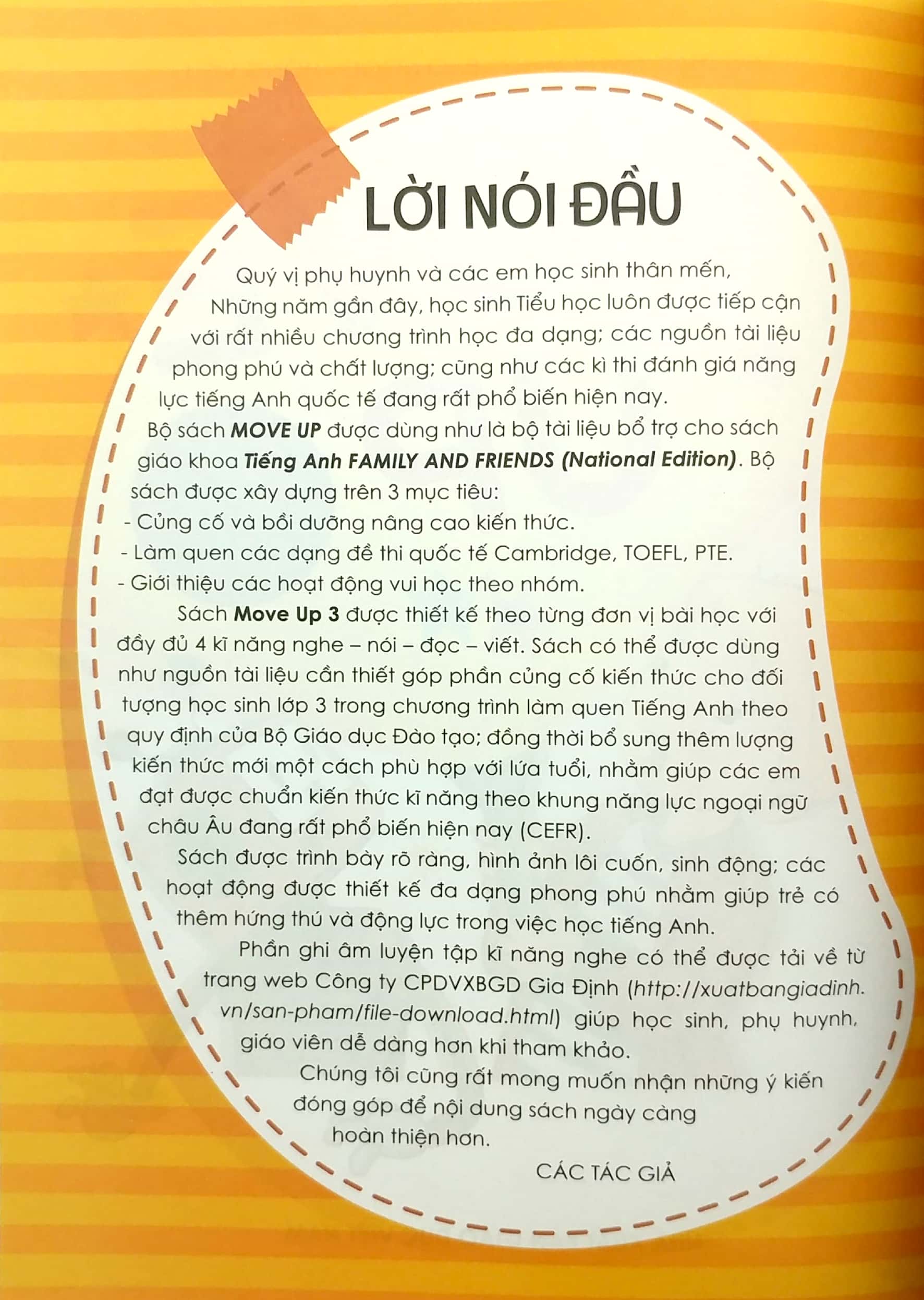 Sách Move Up 3 (2023) - FAHASA.COM