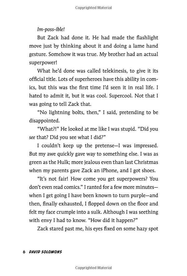 MY BROTHER IS A SUPERHERO