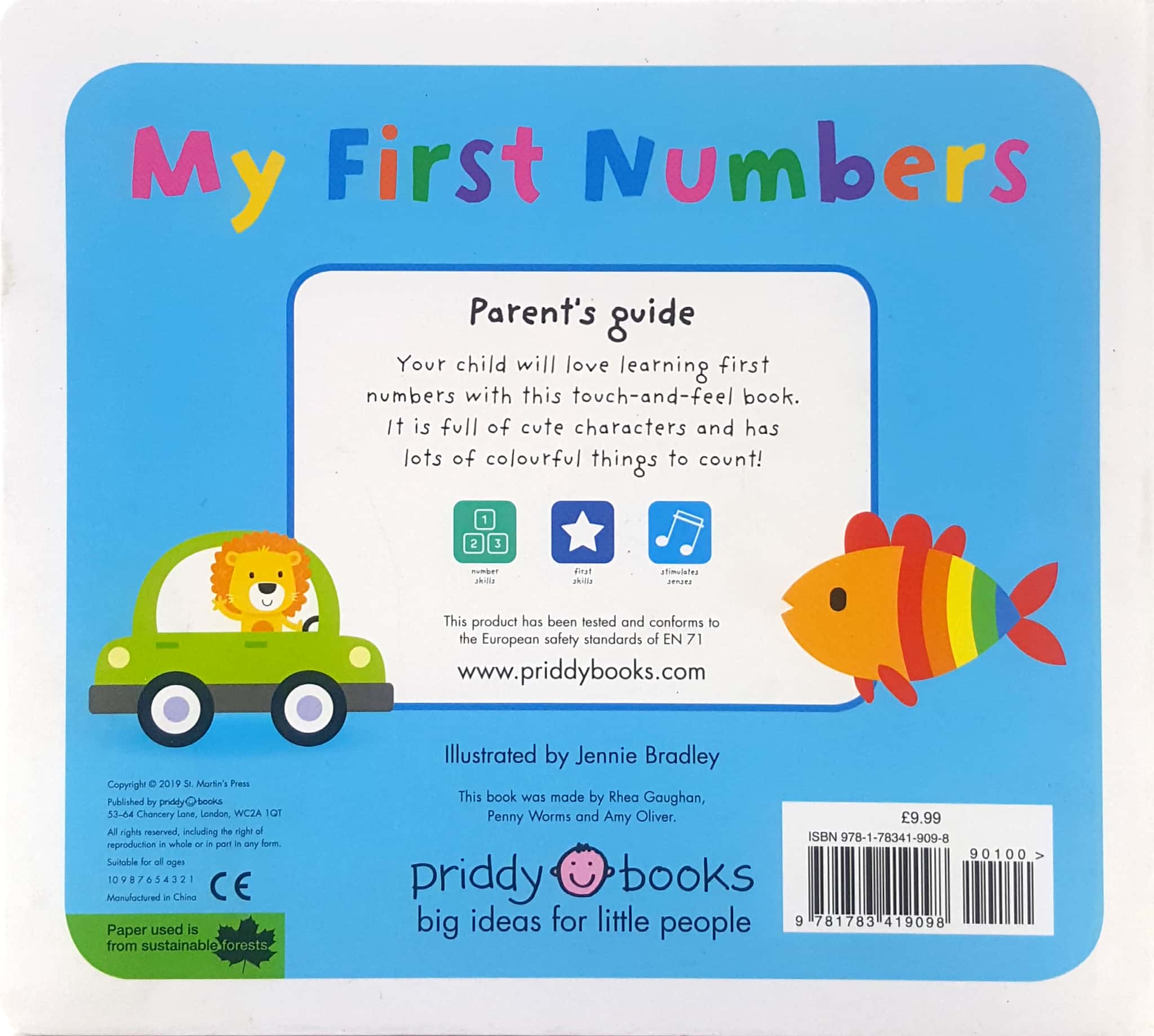 My First Numbers - Touch And Feel - FAHASA.COM