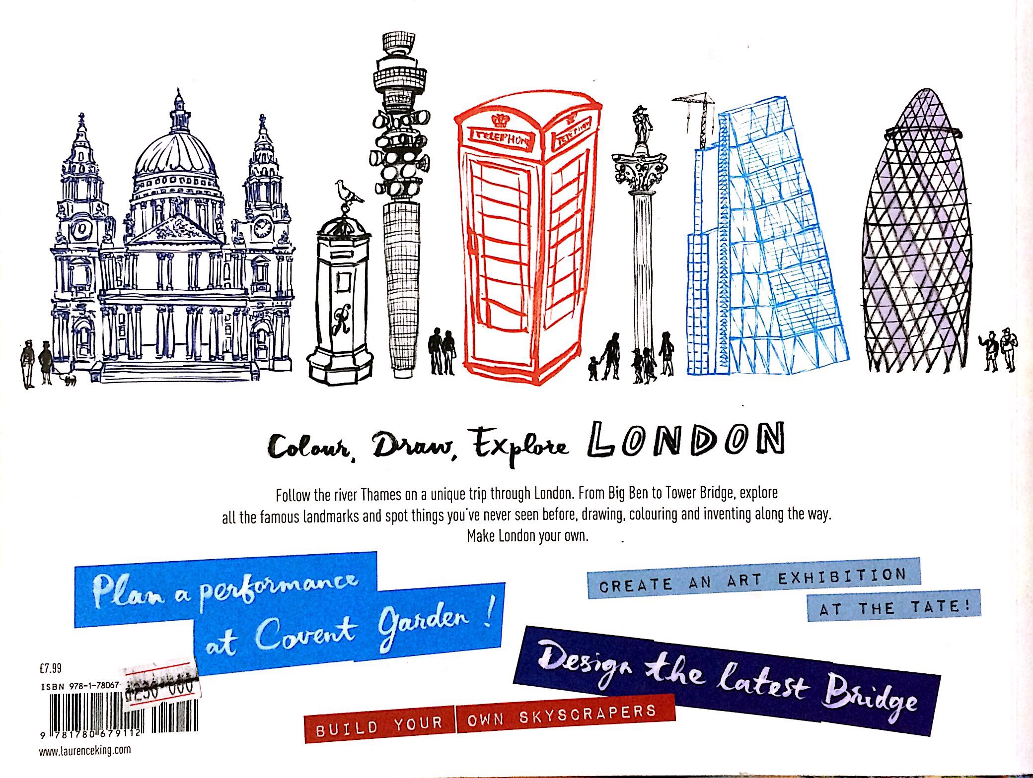 My London: Colour, Draw, Explore (Colouring Books) - FAHASA.COM
