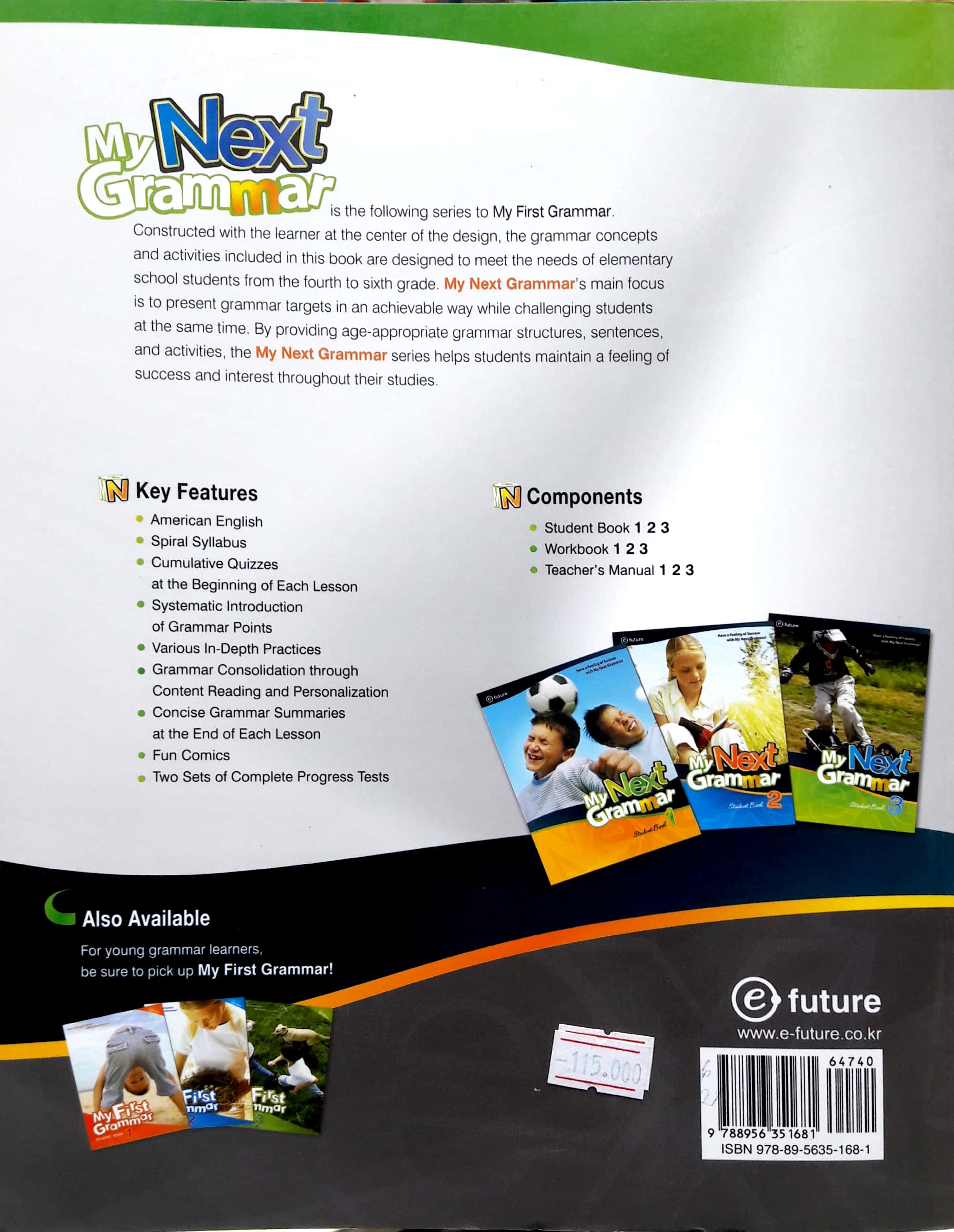 My Next Grammar 3 Workbook