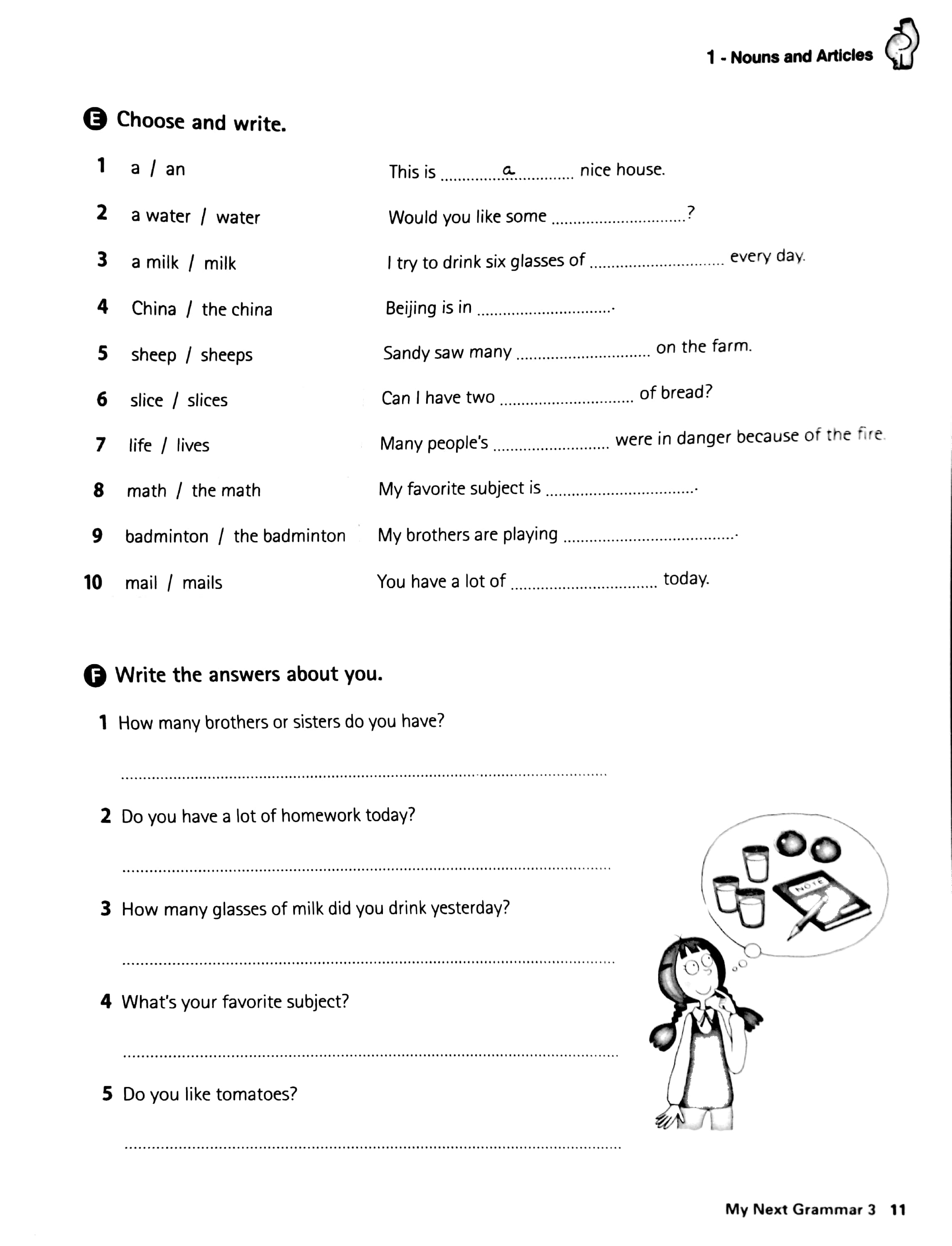 My Next Grammar 3 Workbook
