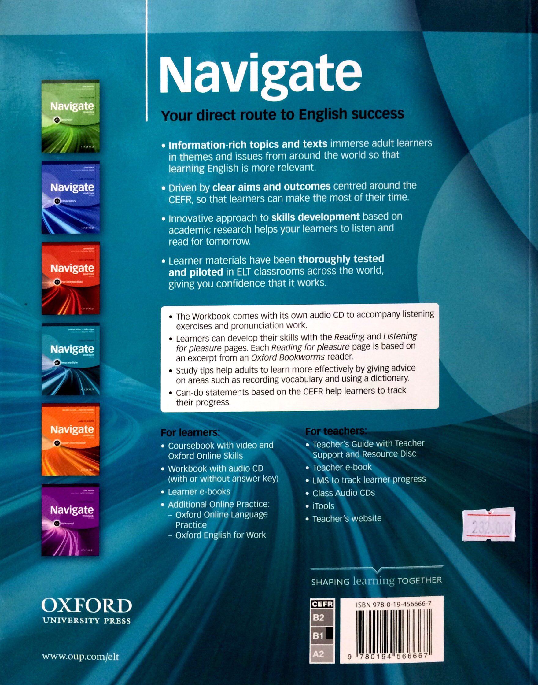 Navigate: Intermediate B1+: Workbook with CD (with Key) - FAHASA.COM