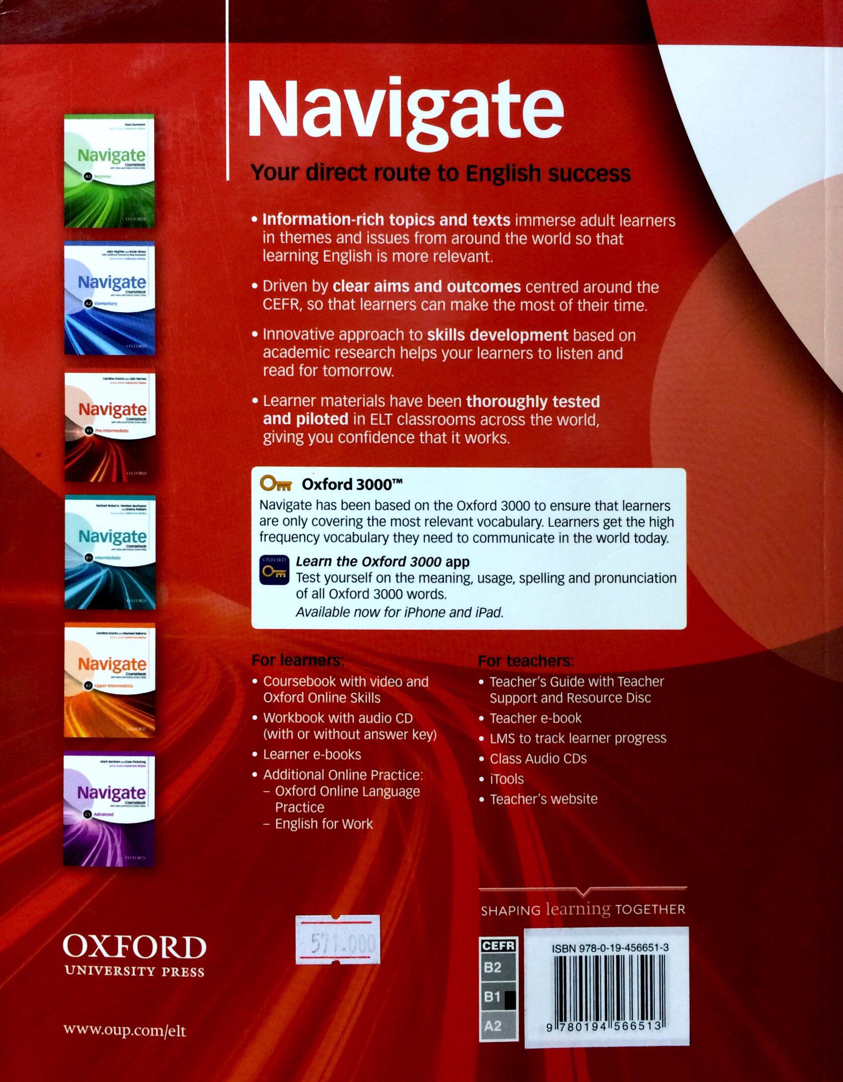 Navigate: Pre-Intermediate B1: Coursebook, e-Book, and Online Practice ...