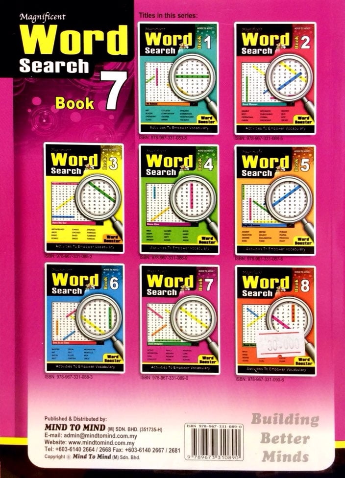 Magnificant Word Search Book 7 - FAHASA.COM