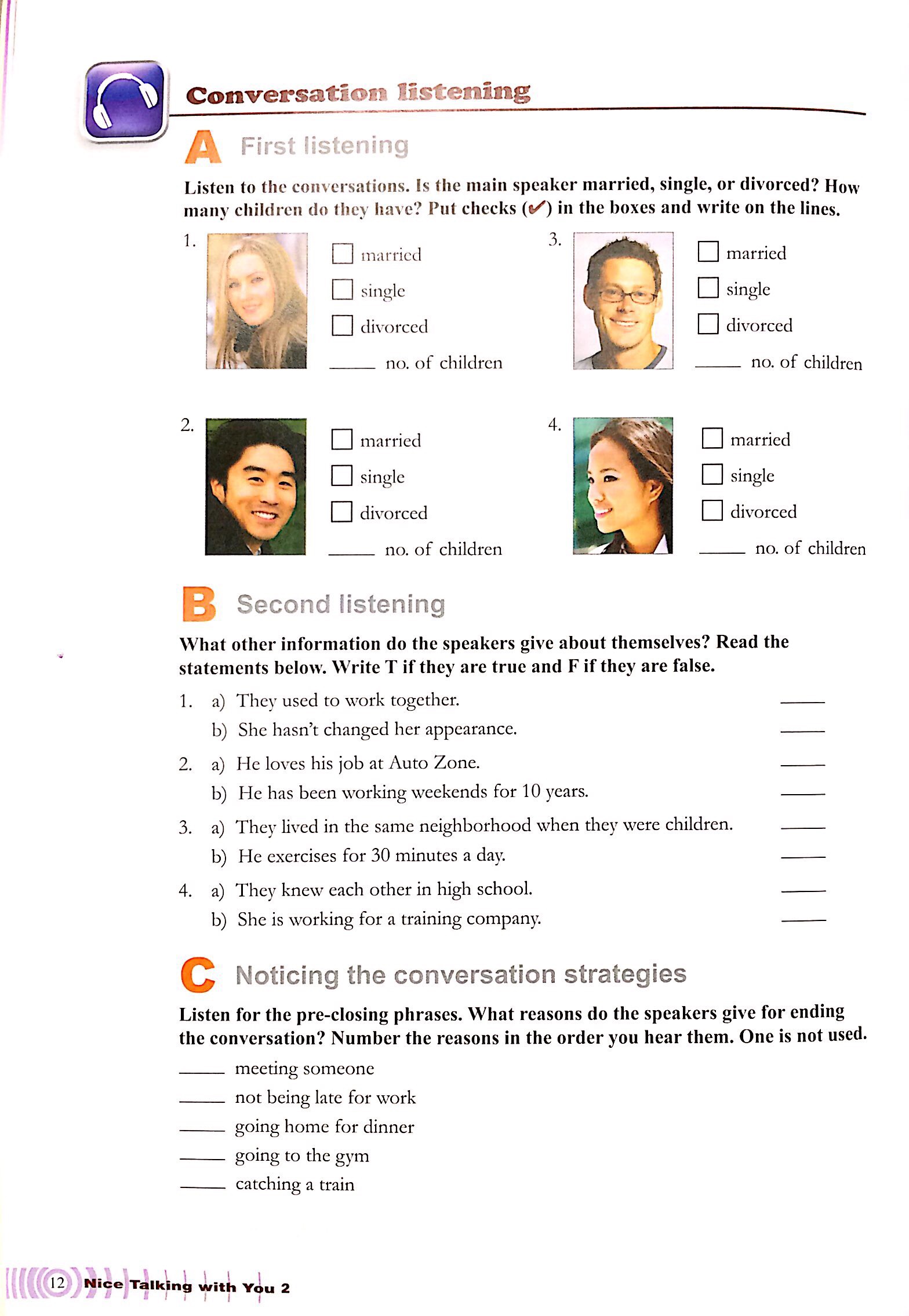Nice Talking With You Level 2 Student's Book - FAHASA.COM