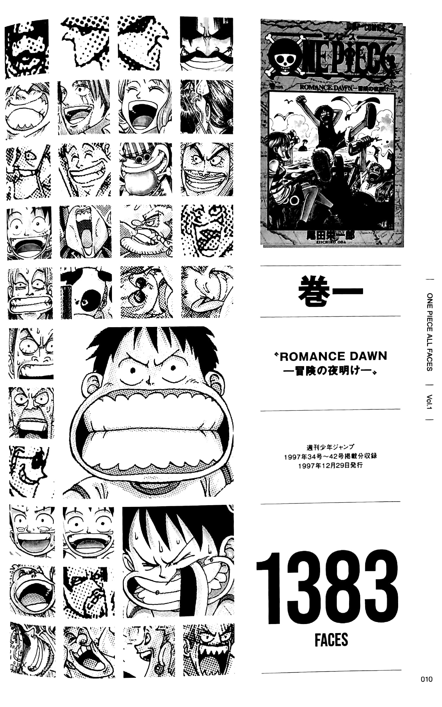 One Piece All Faces 1 - 25th Anniversaries (Japanese Edition) - FAHASA.COM