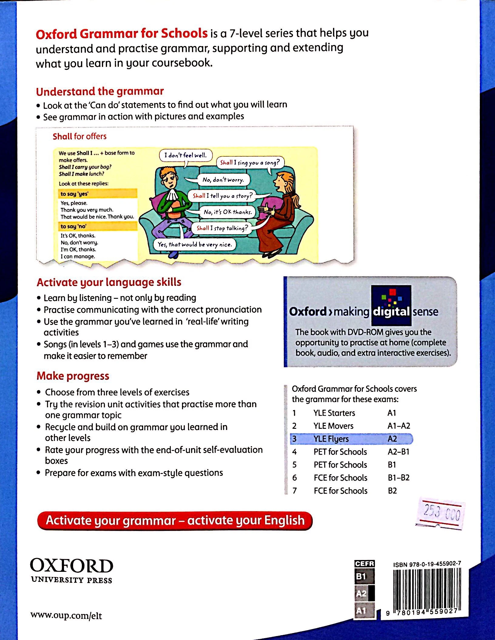 Oxford Grammar For Schools: 3: Student's Book - FAHASA.COM