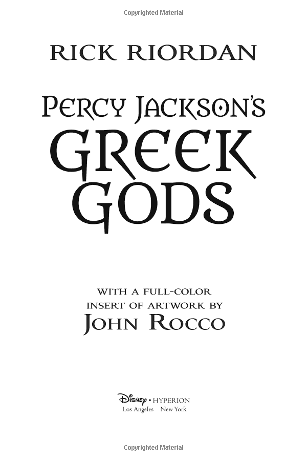 Percy Jackson's Greek Gods - FAHASA.COM