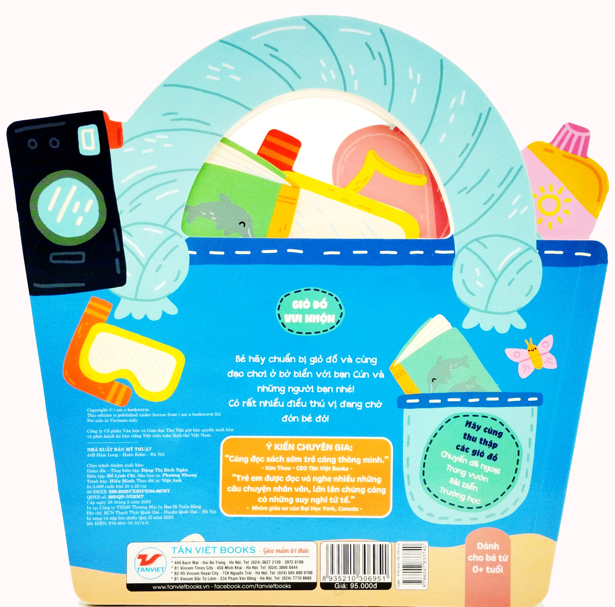 Sách Phát Triển Kĩ Năng Cho Bé - Giỏ Đồ Vui Nhộn - Bãi Biển - FAHASA.COM