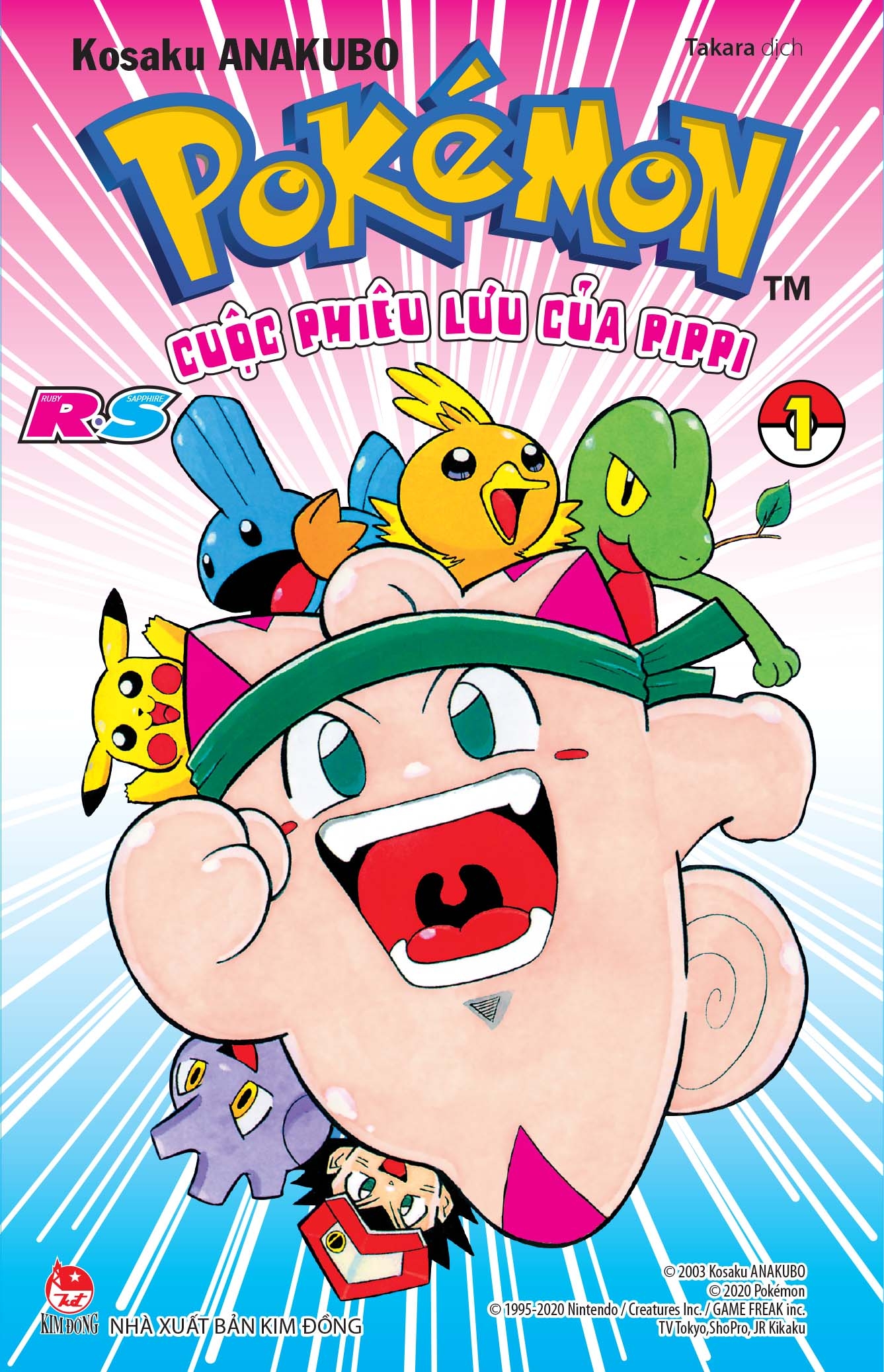 Truyện Tranh Pokémon - Cuộc Phiêu Lưu Của Pippi RS (Ruby - Sapphire ...