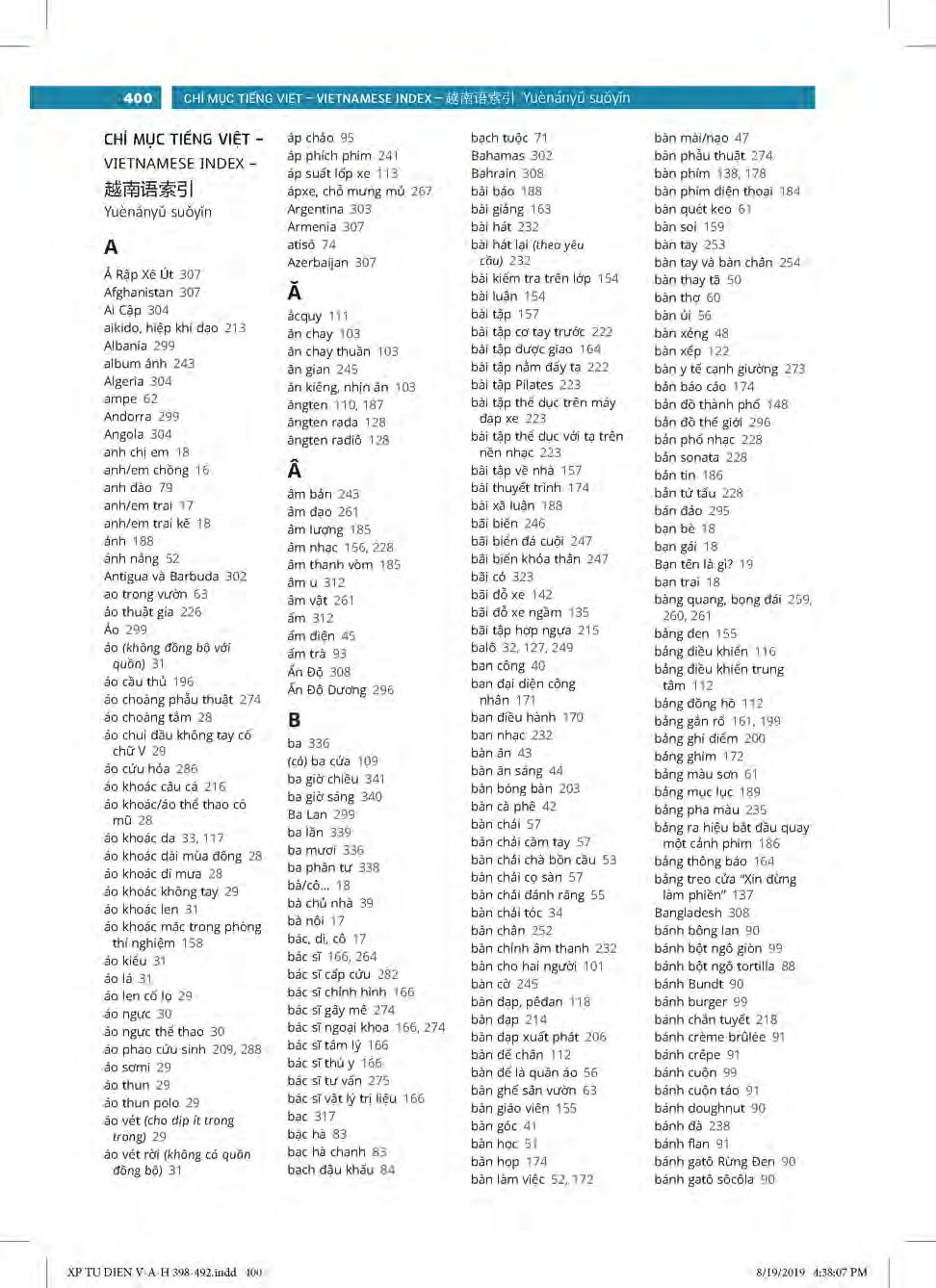 Pons General Reference - Trilingual Visual Dictionary Vietnamese ...