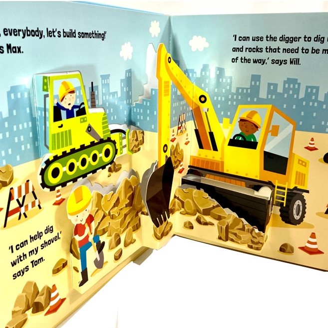 Pop Up Book - Trucks And Diggers - FAHASA.COM