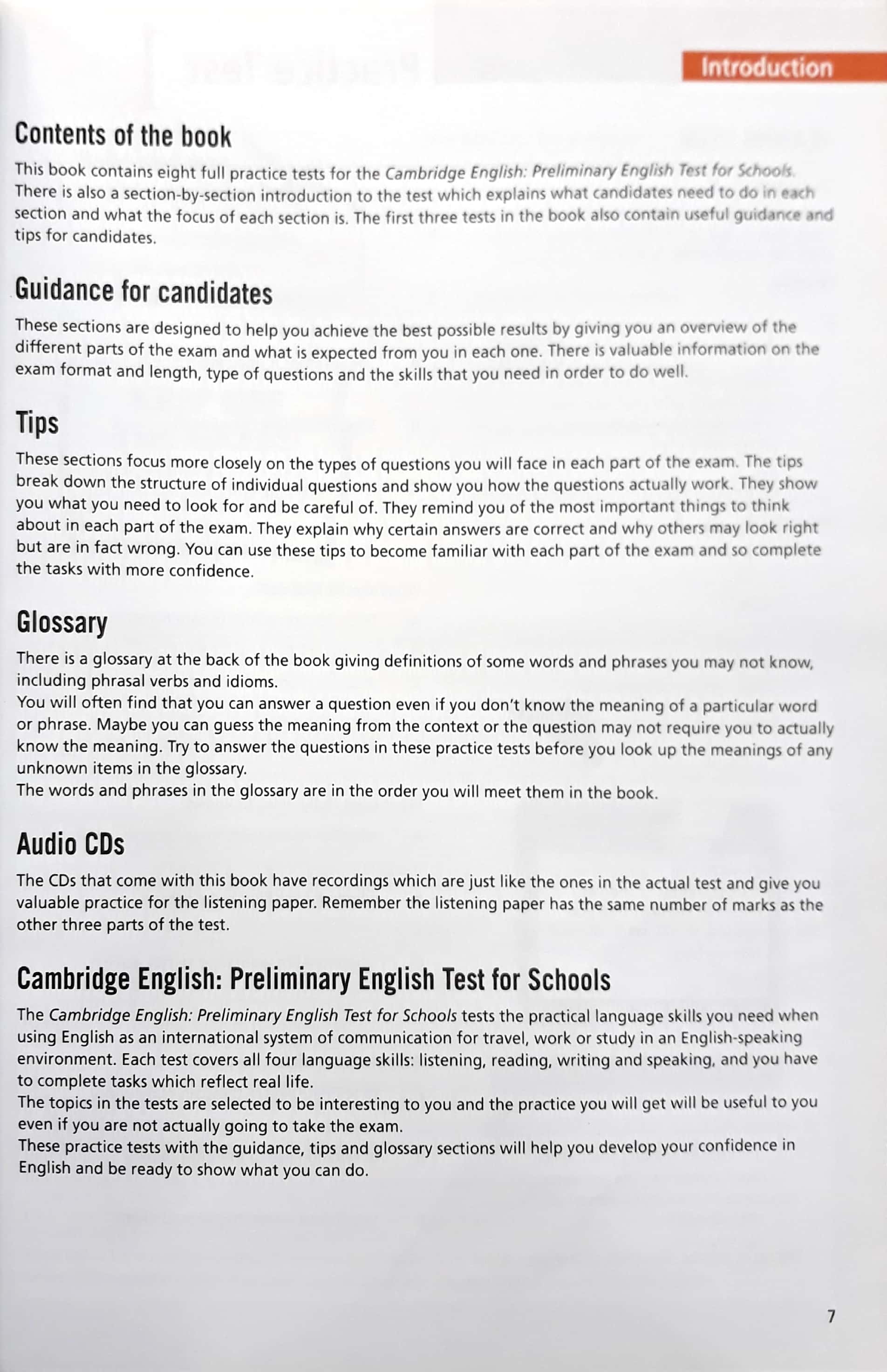 Practice Tests for Cambridge PET for Schools Student Book - FAHASA.COM