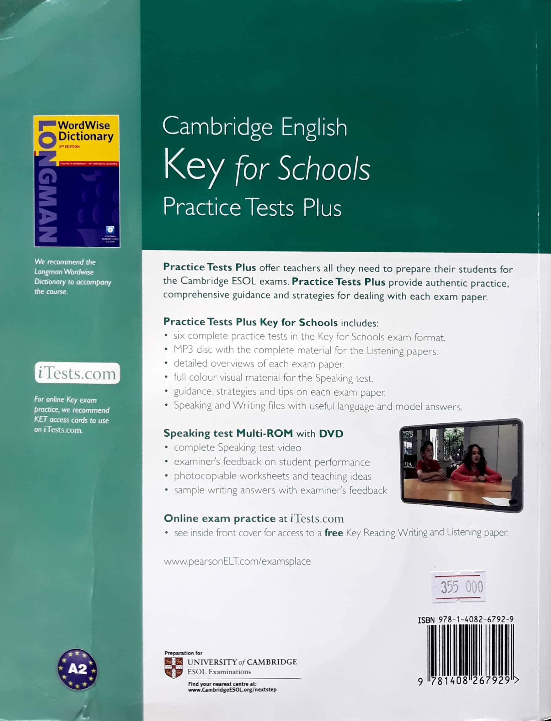 Practice Tests Plus KET for Schools with Key with Multi-ROM and Audio ...