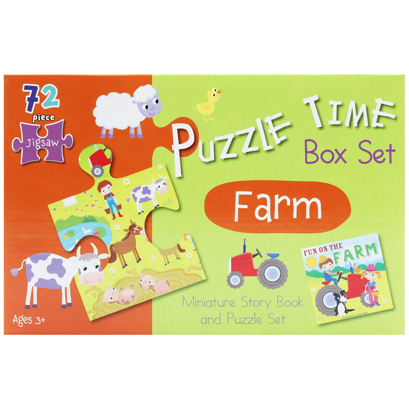 Puzzle Time Box Set: Farm - FAHASA.COM