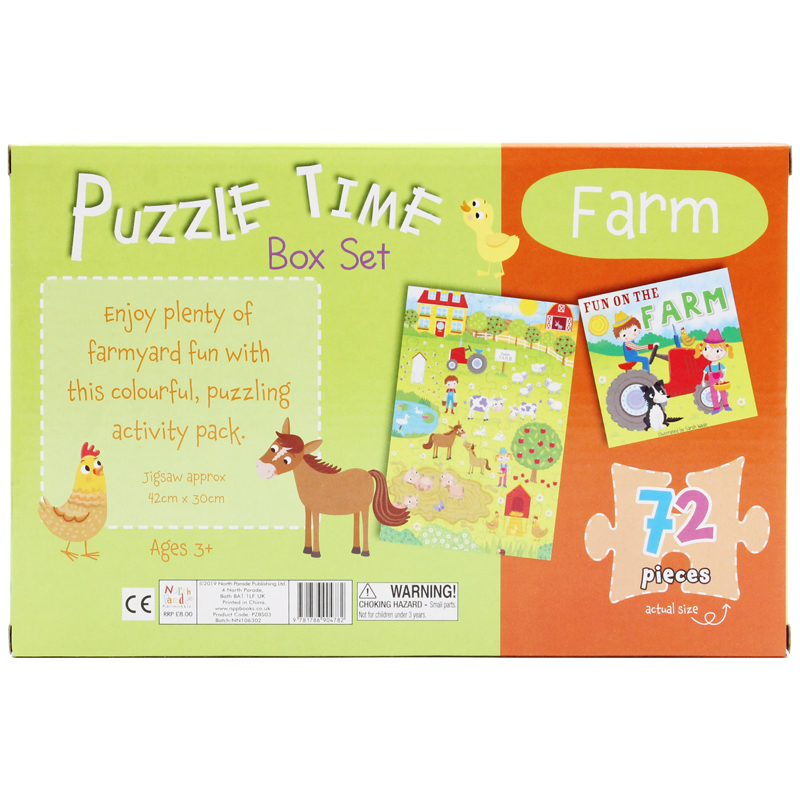 Puzzle Time Box Set: Farm - FAHASA.COM