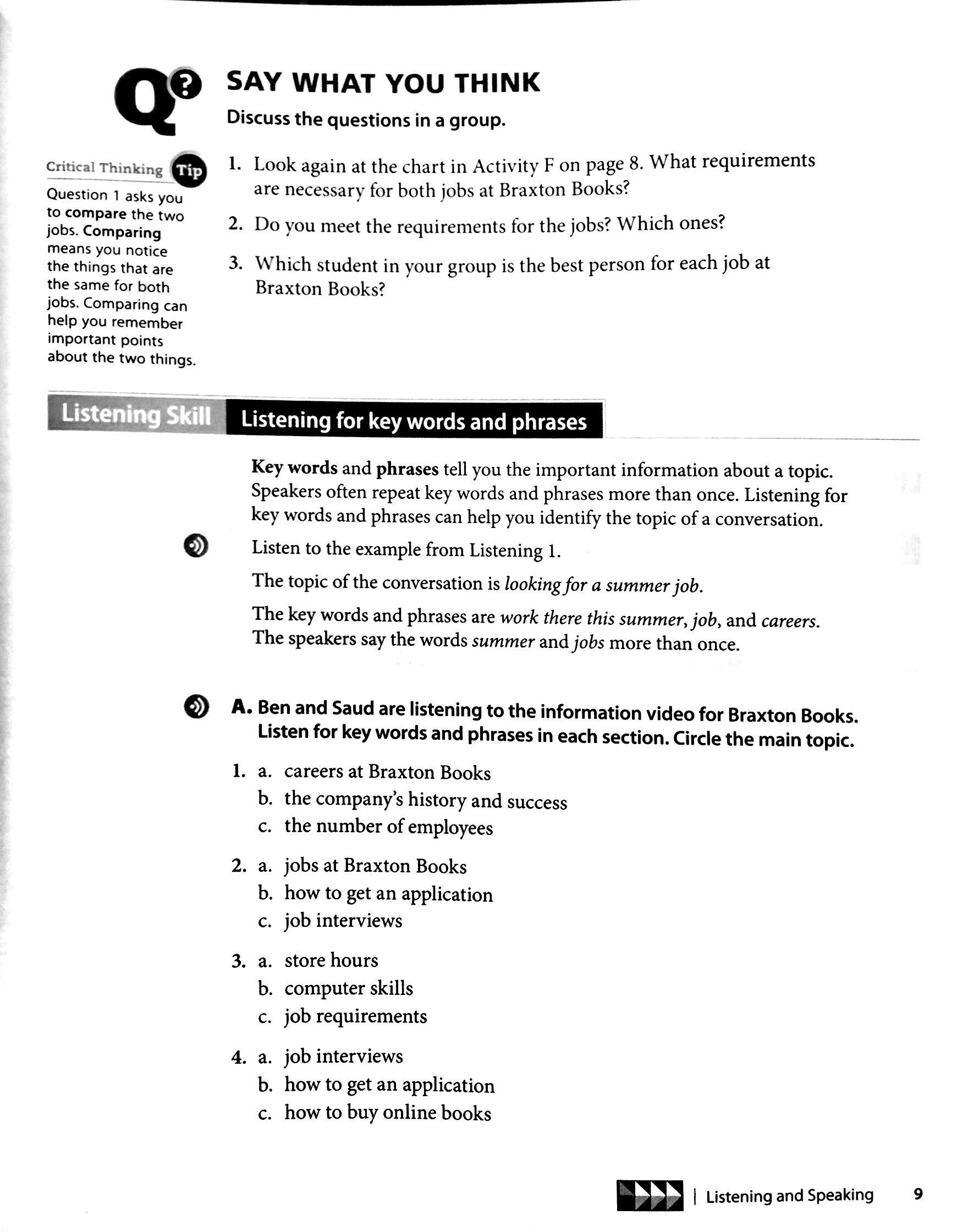 Q Skills for Success: Level 1: Listening & Speaking Student Book with ...