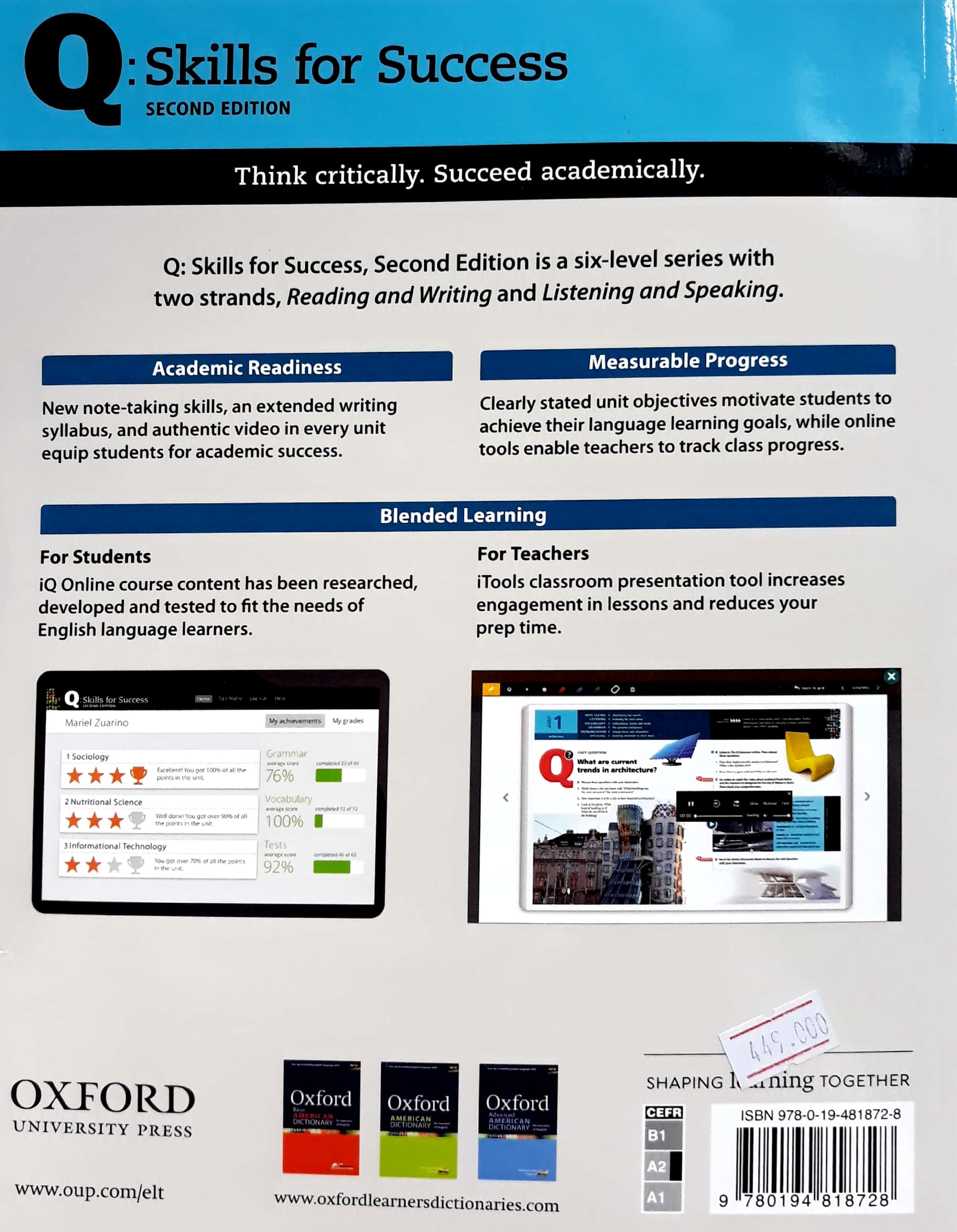 Q Skills for Success: Level 2: Listening & Speaking Student Book with ...