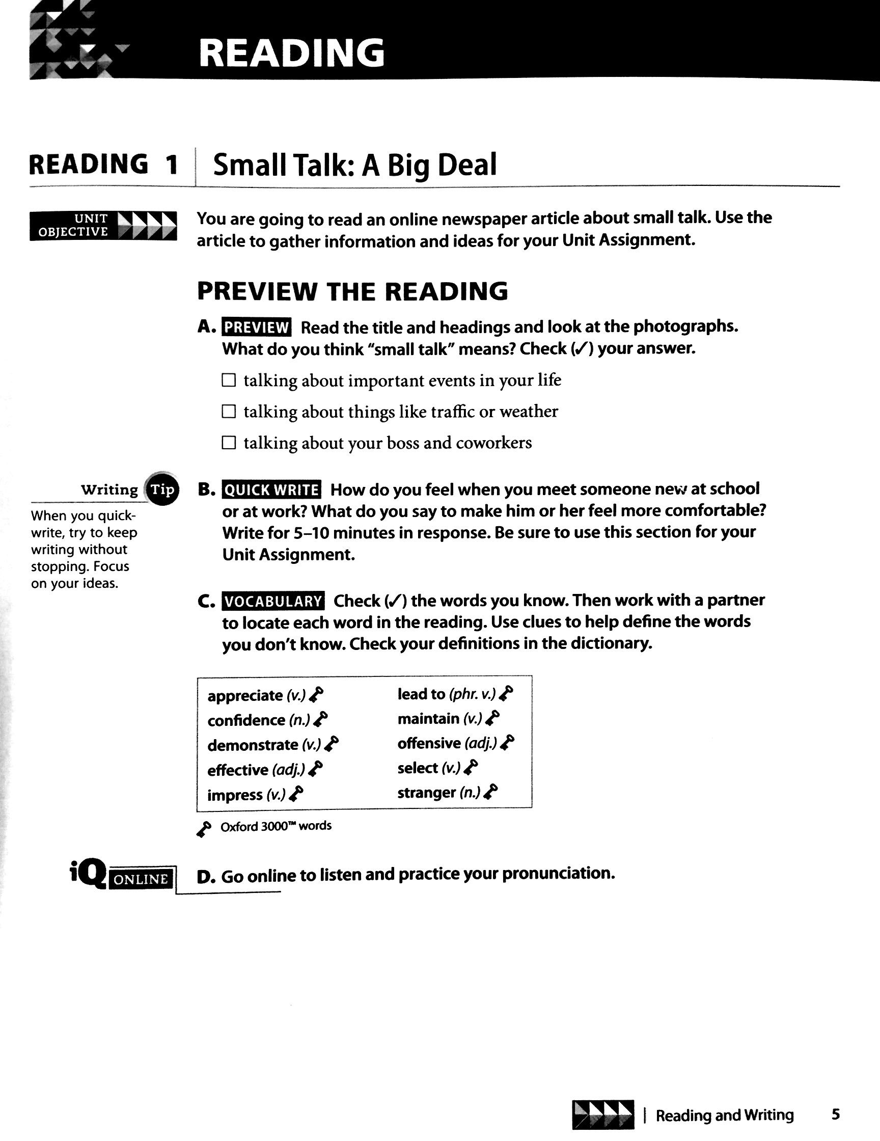 Q Skills for Success: Level 3: Reading & Writing Student Book with IQ ...