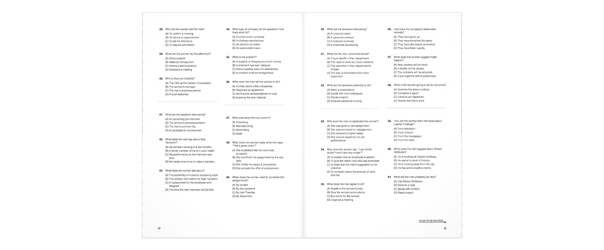 Bộ Quickprep New Toeic 600 - Volume 2 PDF - YDS.EDU.VN