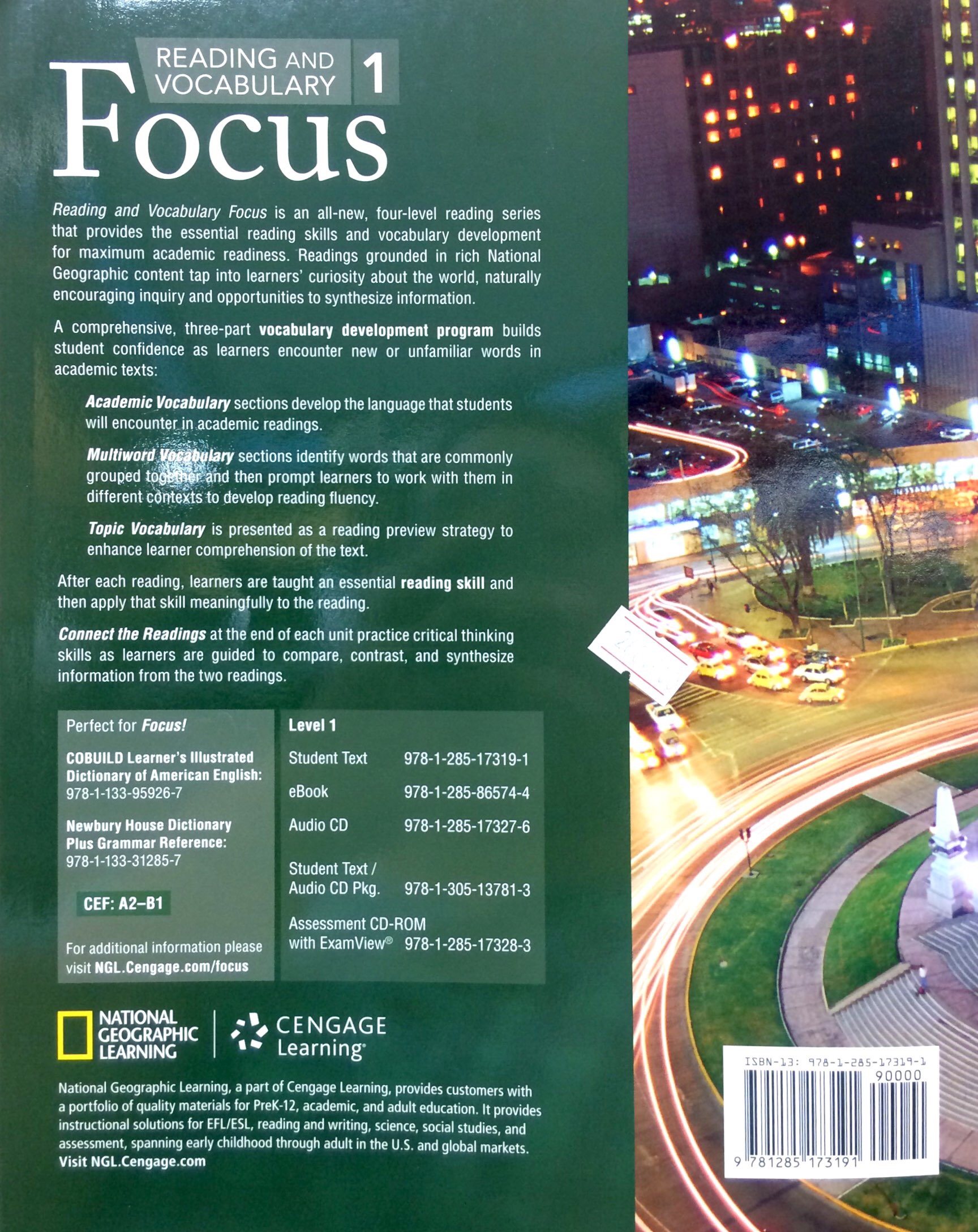 Reading And Vocabulary Focus 1 Student Book - FAHASA.COM