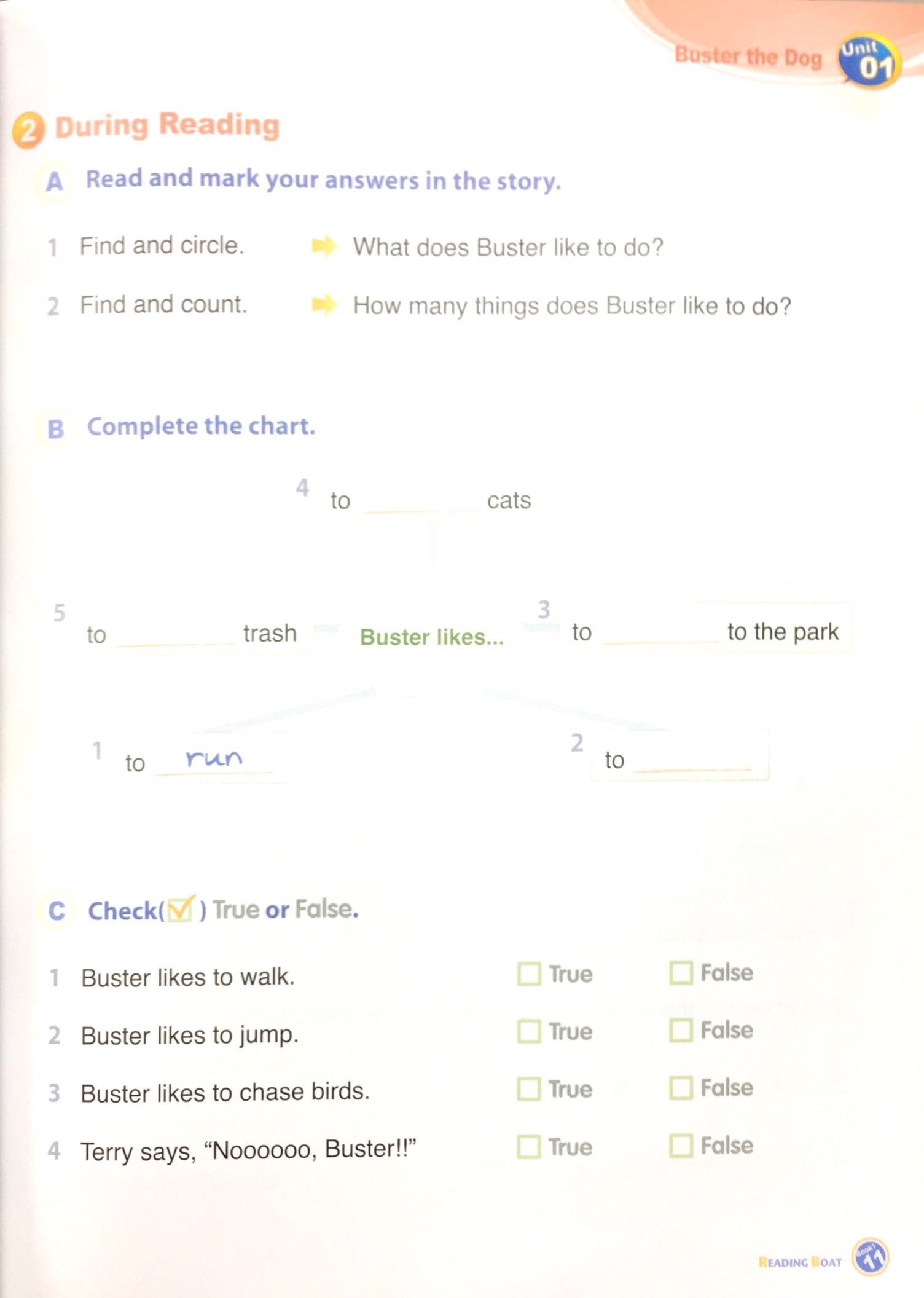 Reading Boat 1 Student Book - FAHASA.COM