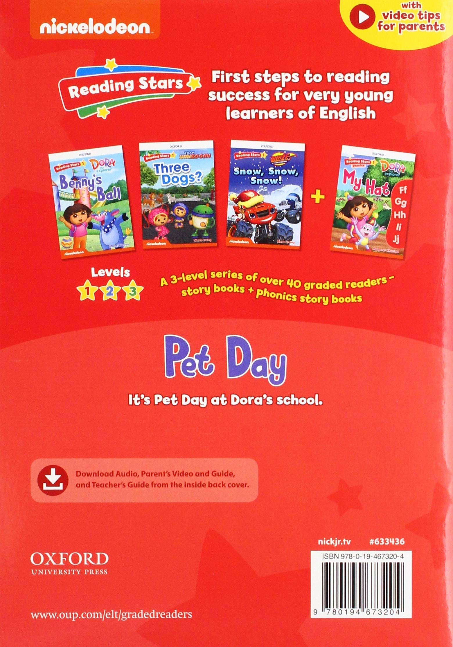 Reading Stars: Level 1: Dora The Explorer: Pet Day - FAHASA.COM