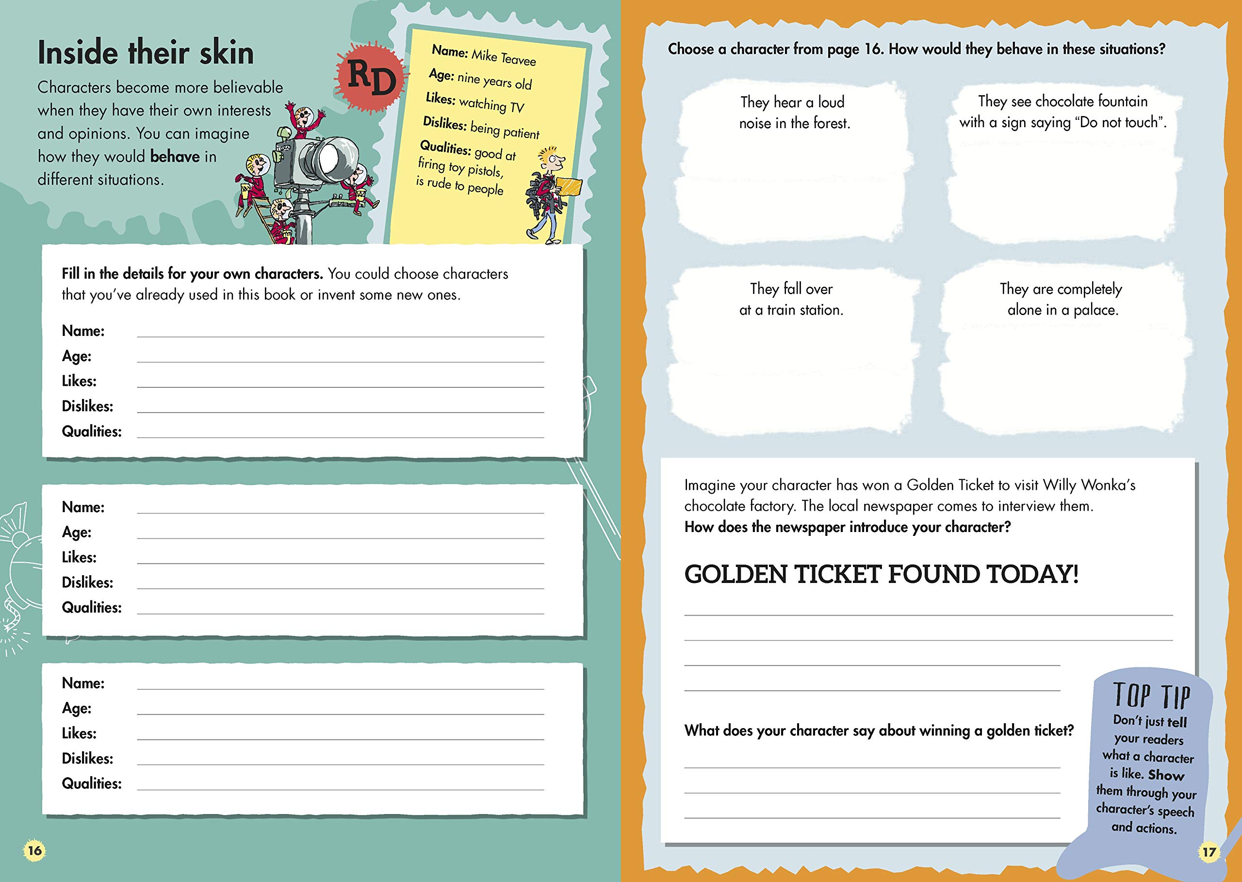 Roald Dahl's Creative Writing With Charlie And The Chocolate Factory ...