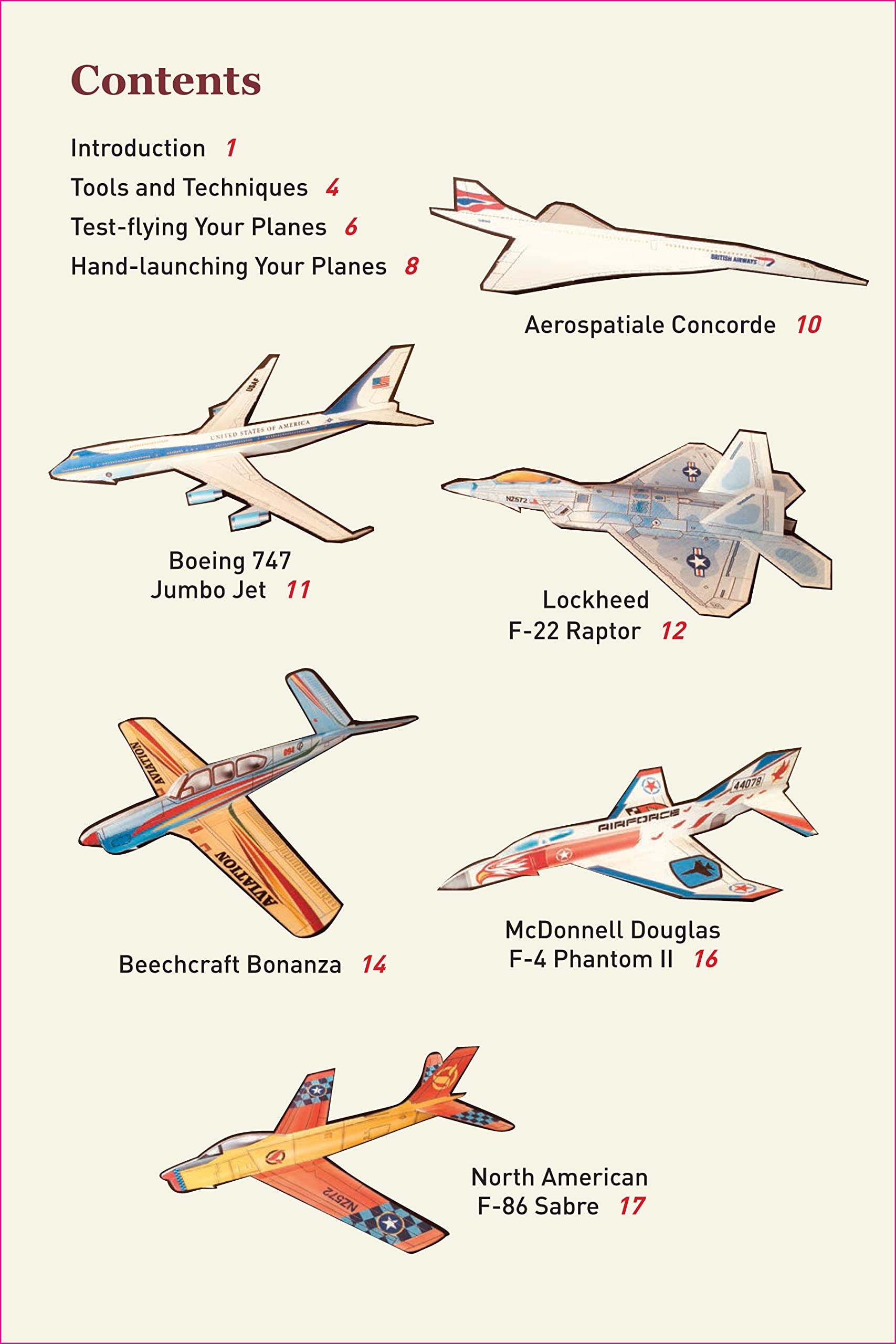 Scale Model Paper Airplanes Kit: Iconic Planes That Really Fly ...