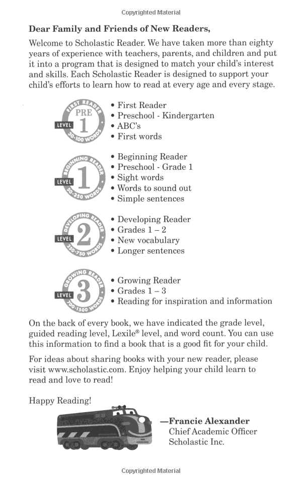 SCHOLASTIC READER LEVEL 1: HELLO, FREIGHT TRAIN!