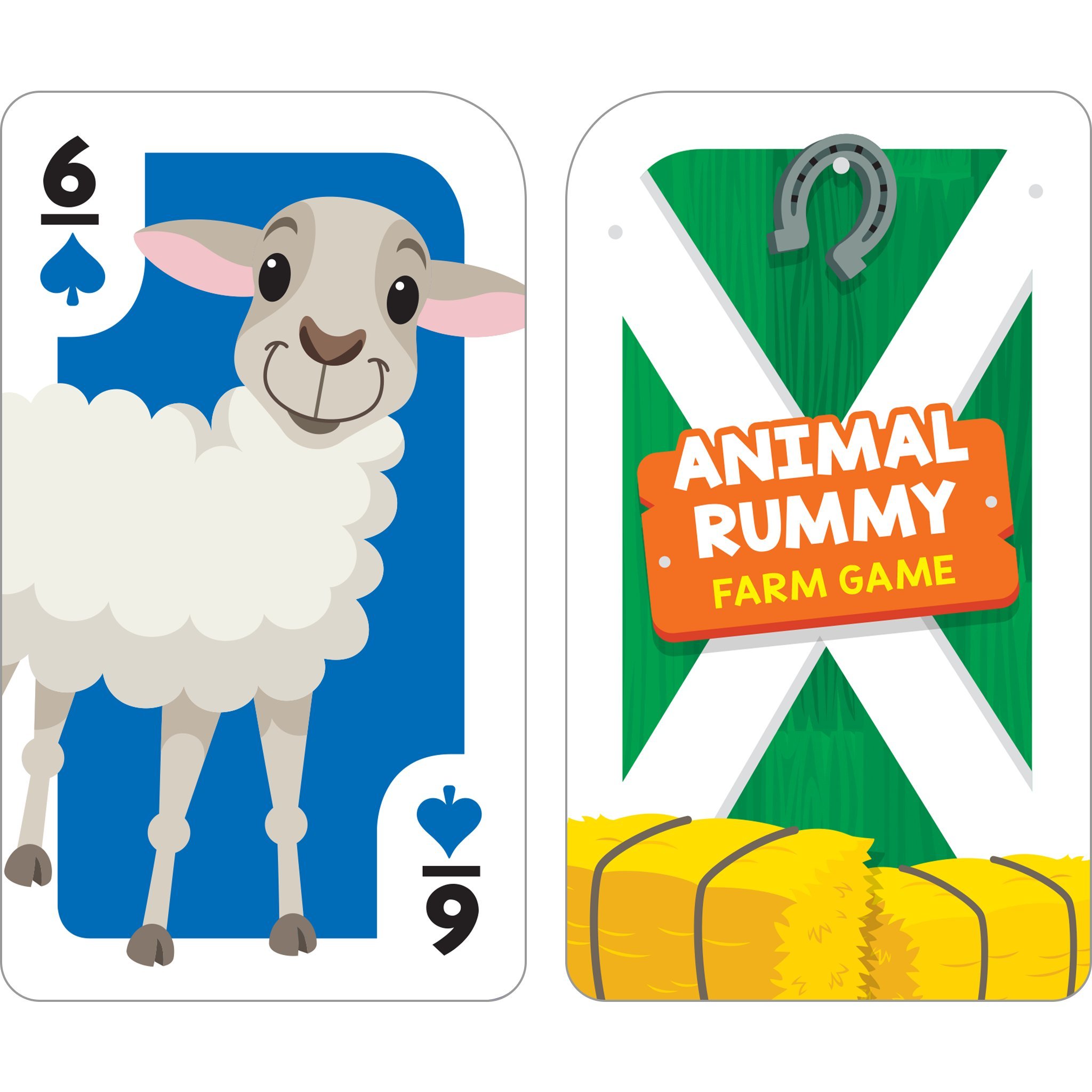 School Zone Farm Animal Rummy Flash Card Game - FAHASA.COM