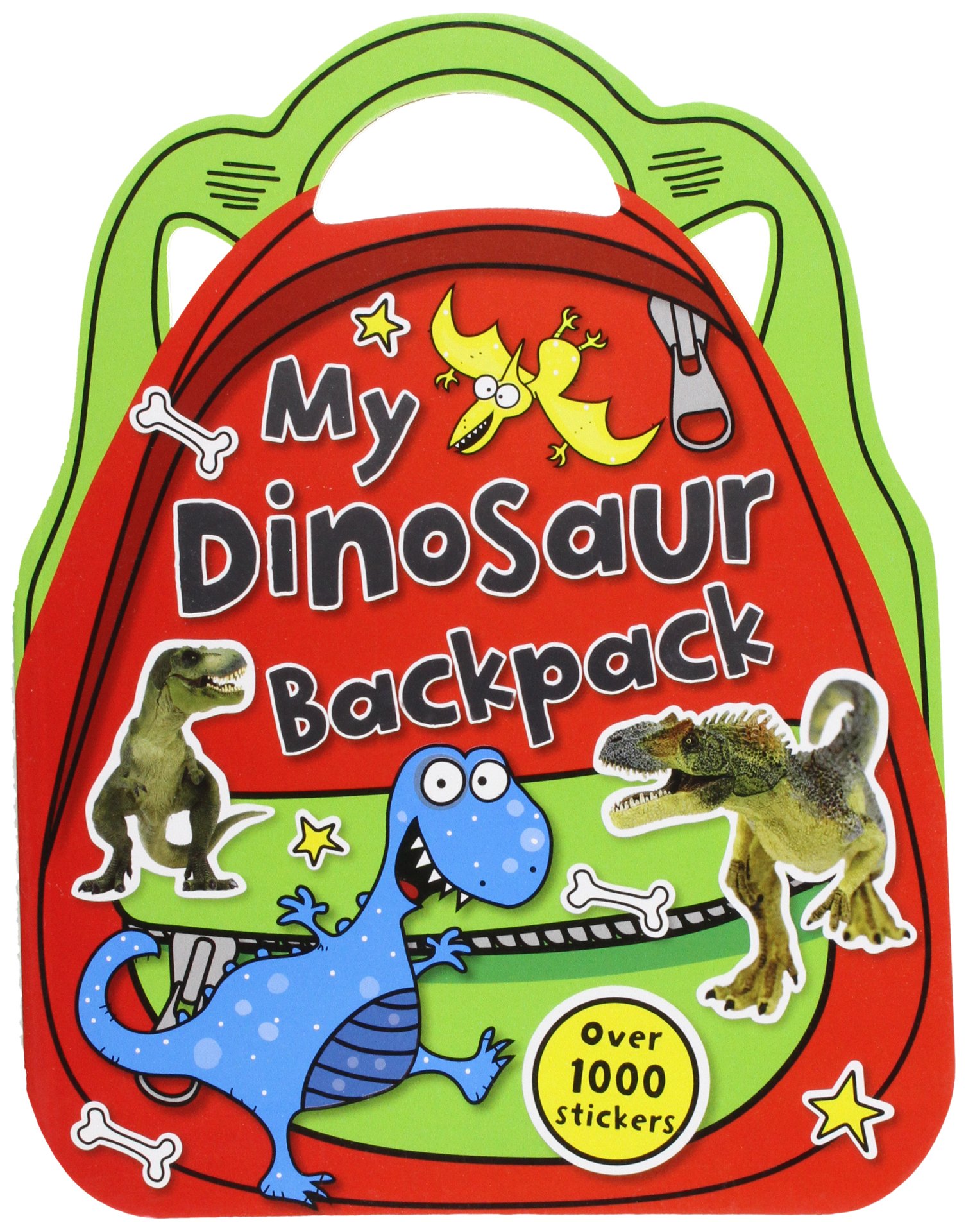 Shaped Sticker Books My Dinosaur Backpack - FAHASA.COM
