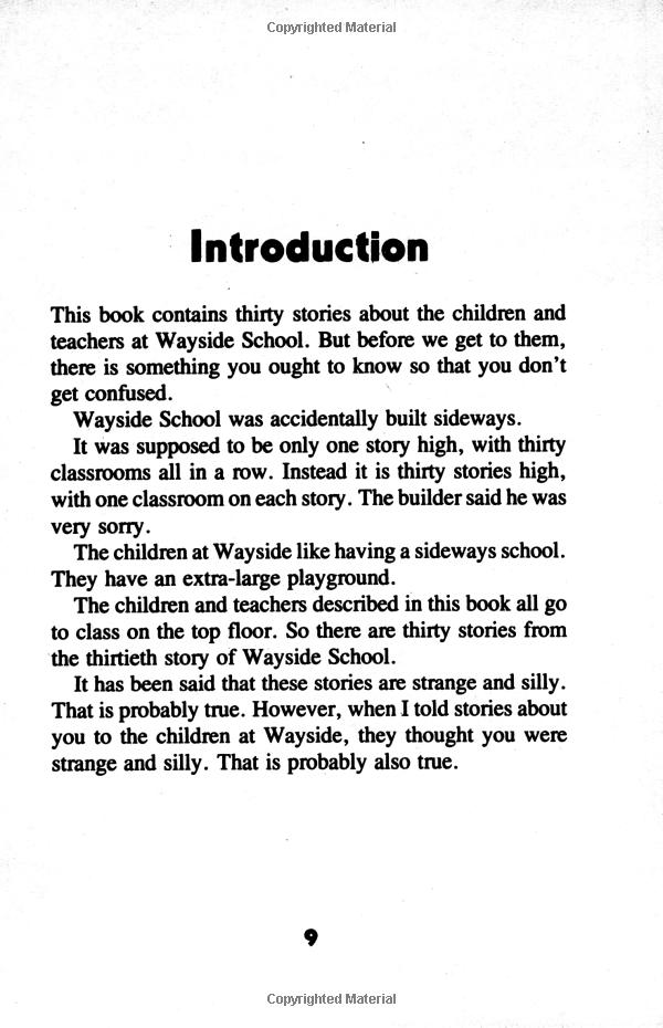Sideways Stories from Wayside School