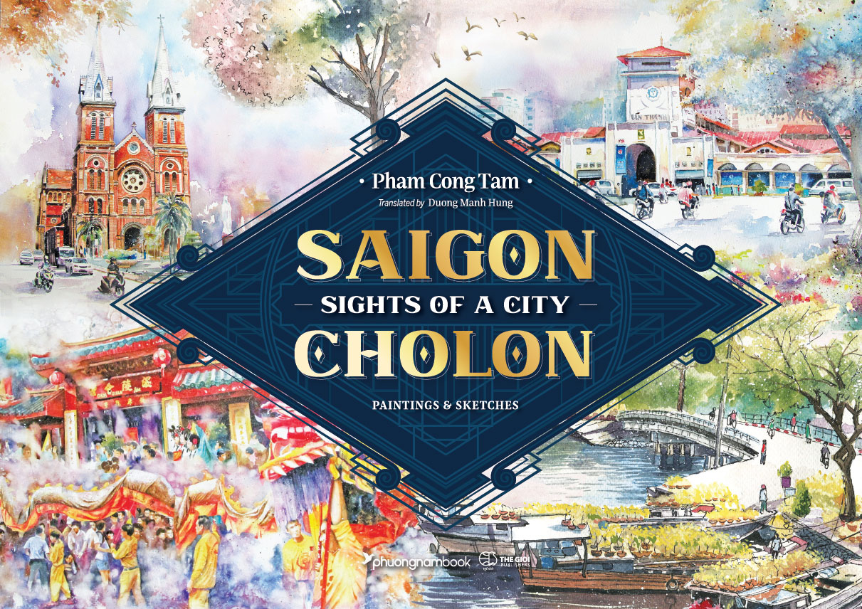 Sights Of A City Saigon-Cholon - Paintings And Sketches - Bìa Cứng PDF - YDS.EDU.VN