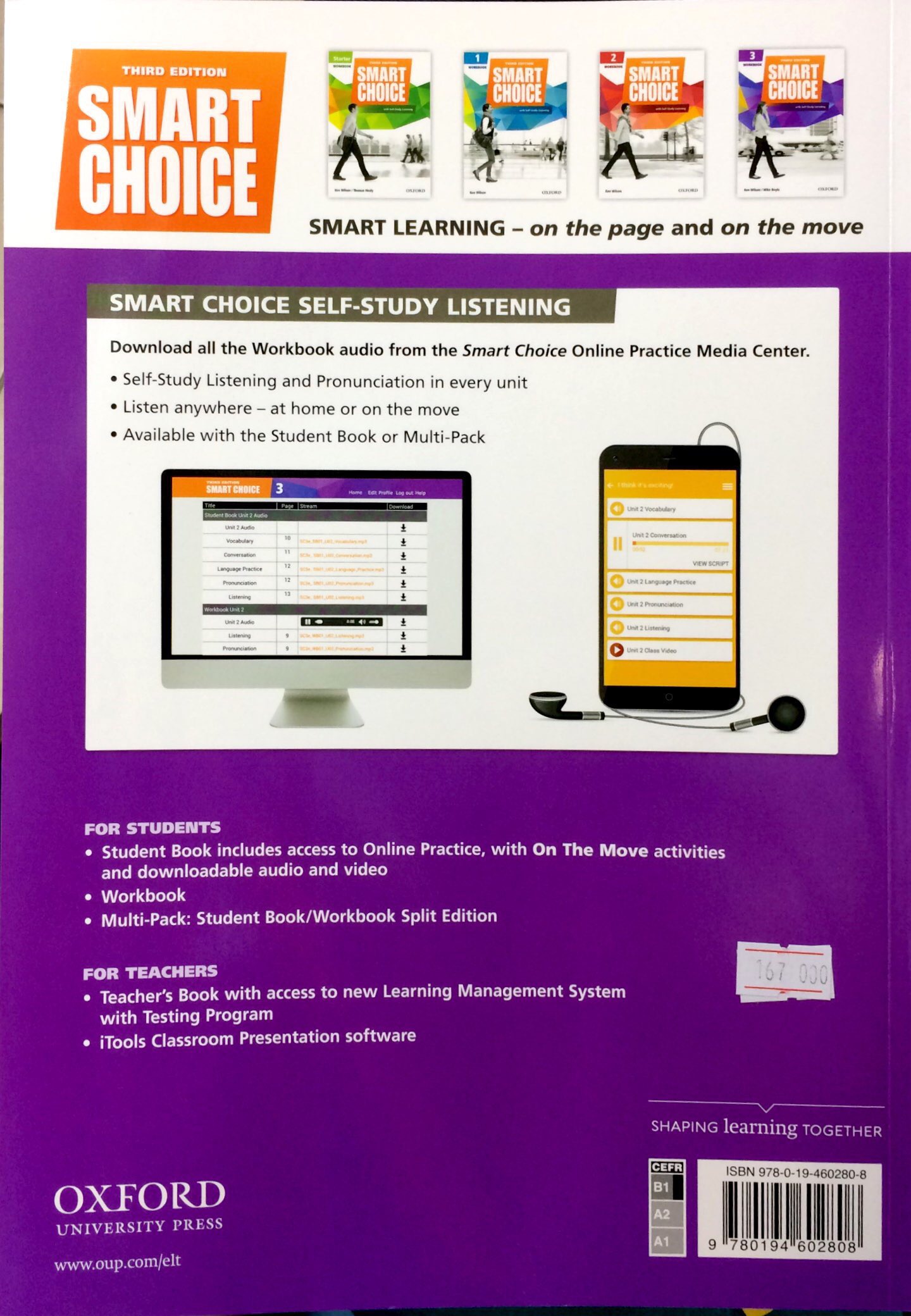 Smart Choice 3 WB 3E with acess to digital download centre - FAHASA.COM