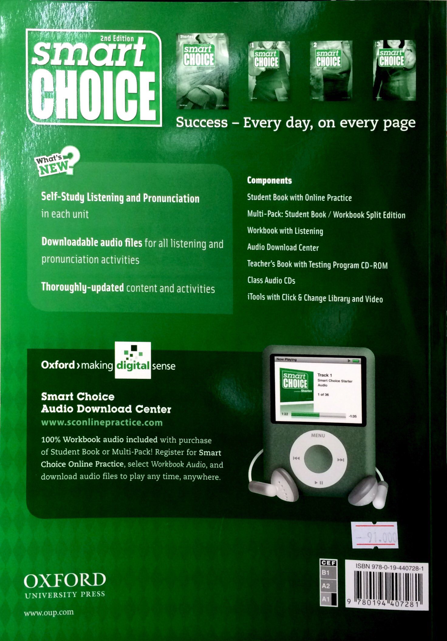 Smart Choice Starter Workbook with Self-Study Listening 2Ed - FAHASA.COM