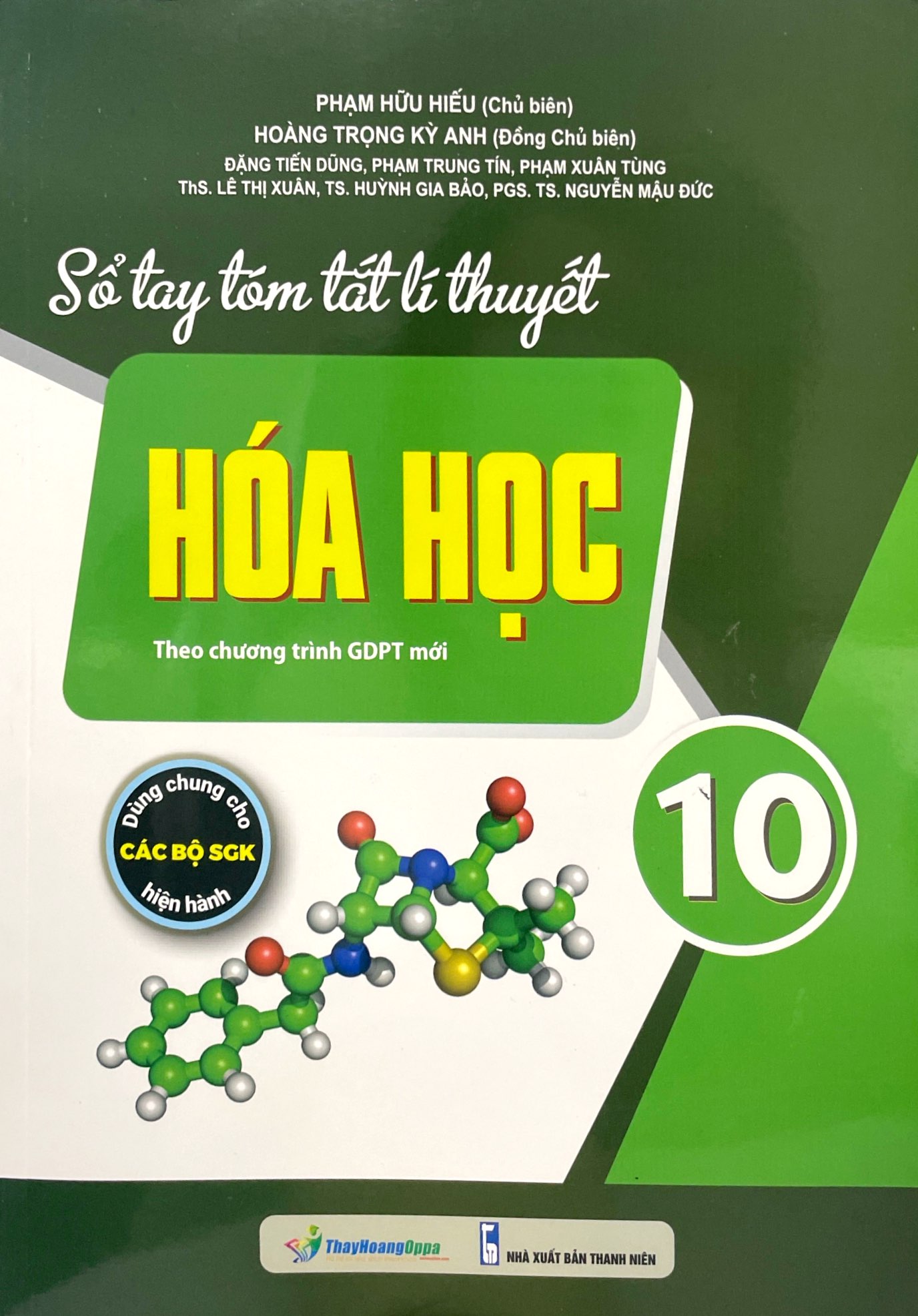 Sách Sổ Tay Tóm Tắt Lí Thuyết Hóa Học 10 (Theo Chương Trình GDPT Mới) - FAHASA.COM